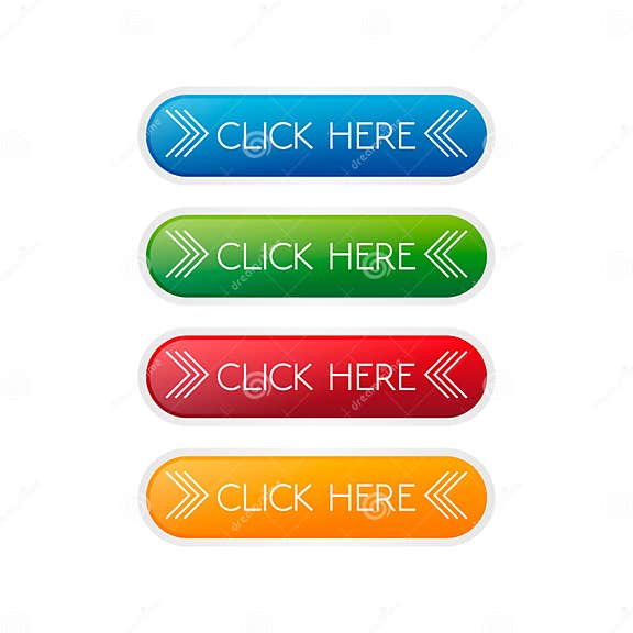 Stock Vector Button Click Here Illustration 6 Stock Photo ... Stock Vector Button Click Here Illustration 6 Stock Photo ...