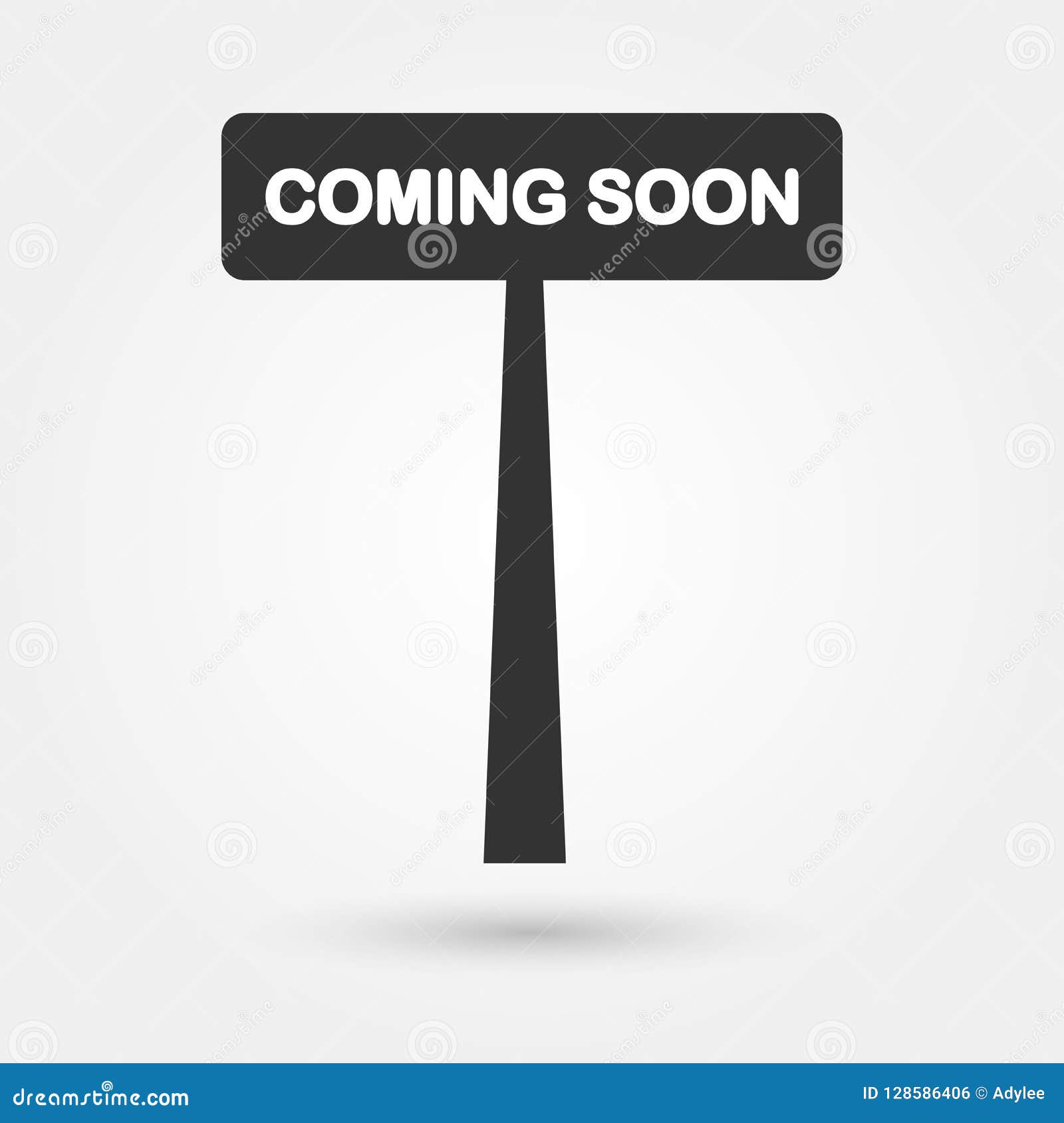 Stock Vector Coming Soon Vector Flat Illustration on White Background 6 ...