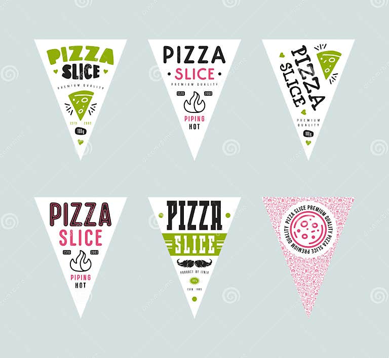 Stock Vector Design Cover for Pizza Slice Boxes Stock Vector ...