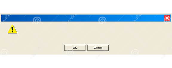 Vector Error Message Computer with Blank Space for Your Text 2 Stock ...