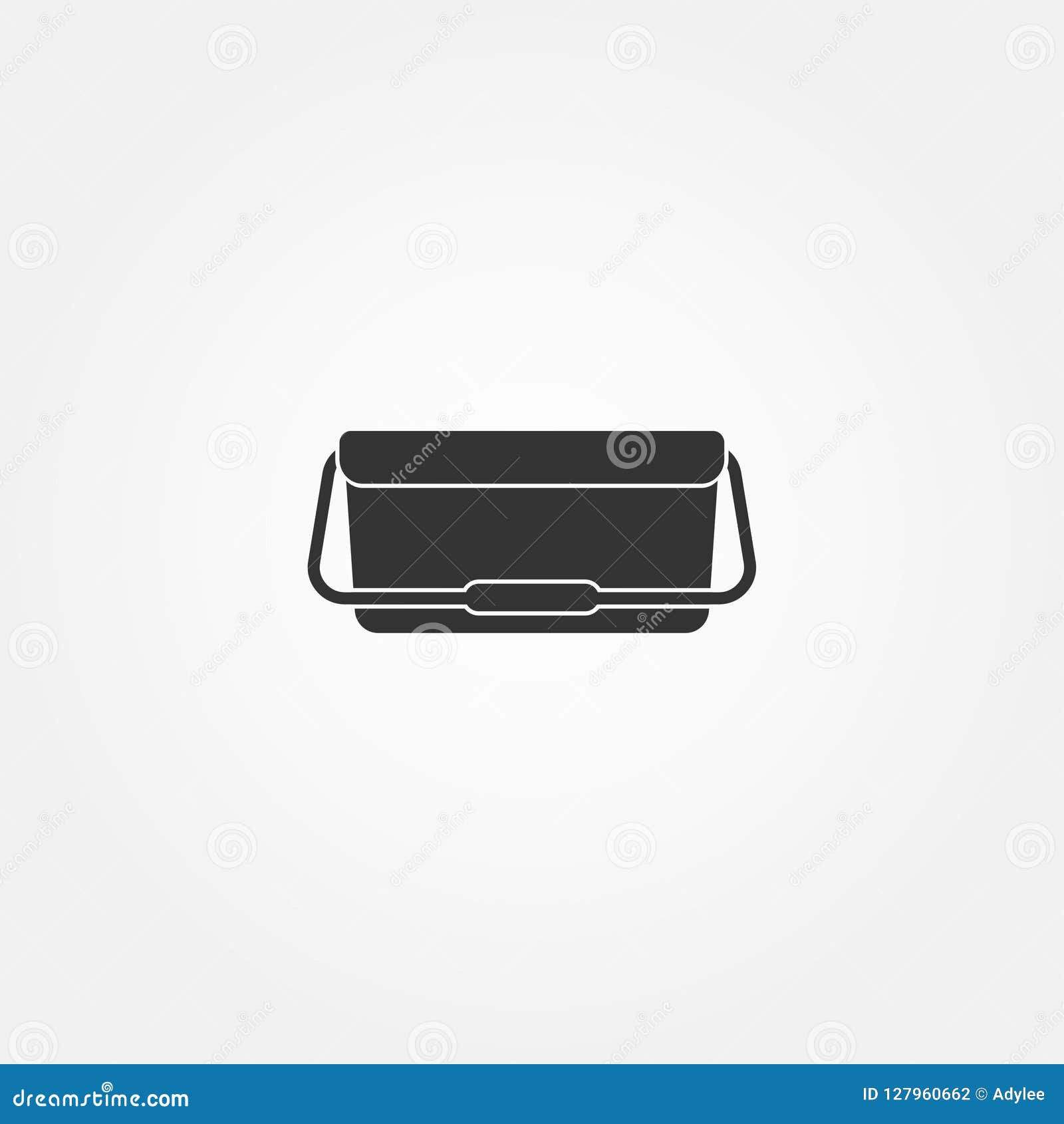 Stock Vector Flat Food Cooler Icon Stock Vector - Illustration of ...