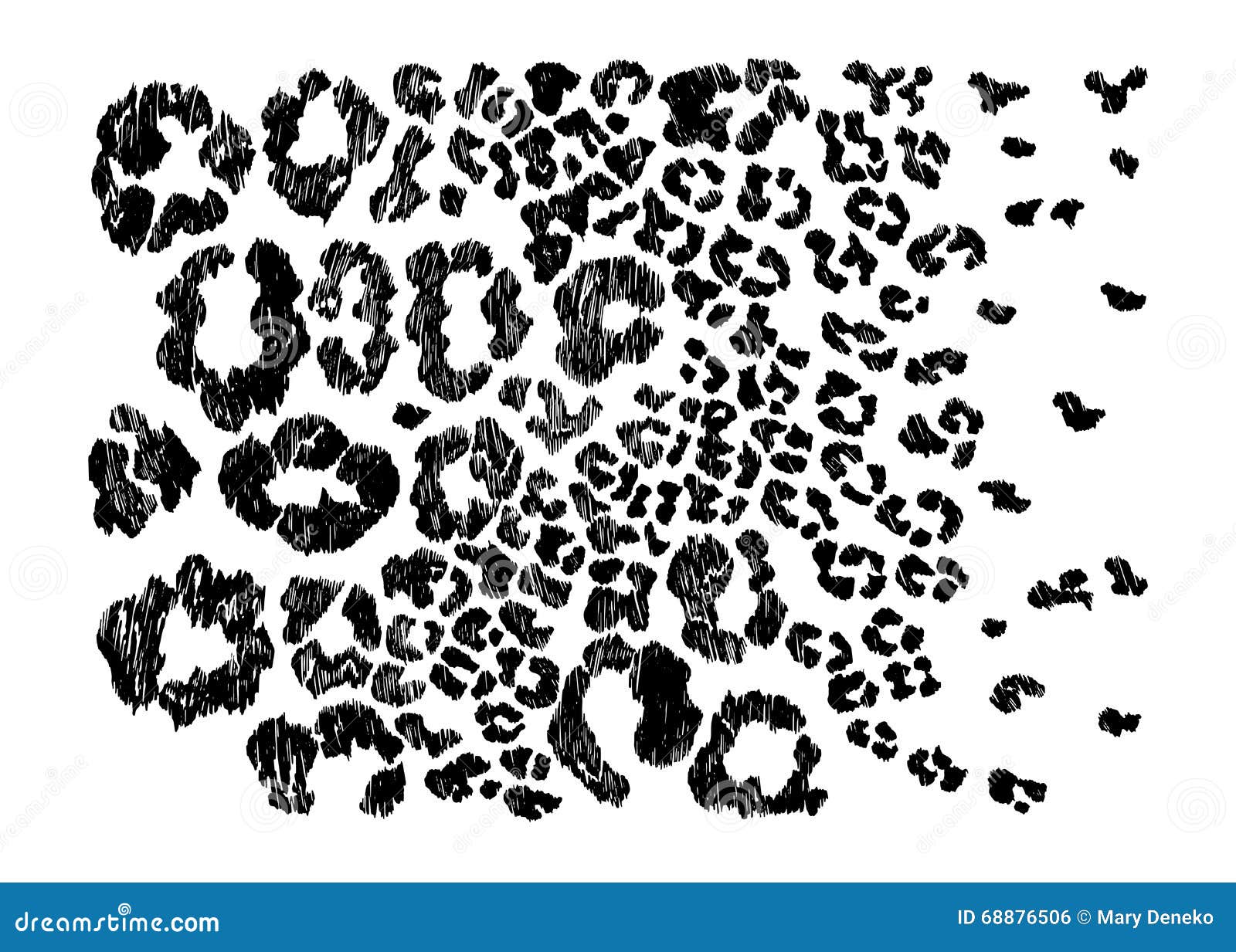 Stock Vector Hand Drawn Abstract Leopard Skin Imitation Stock Vector ...