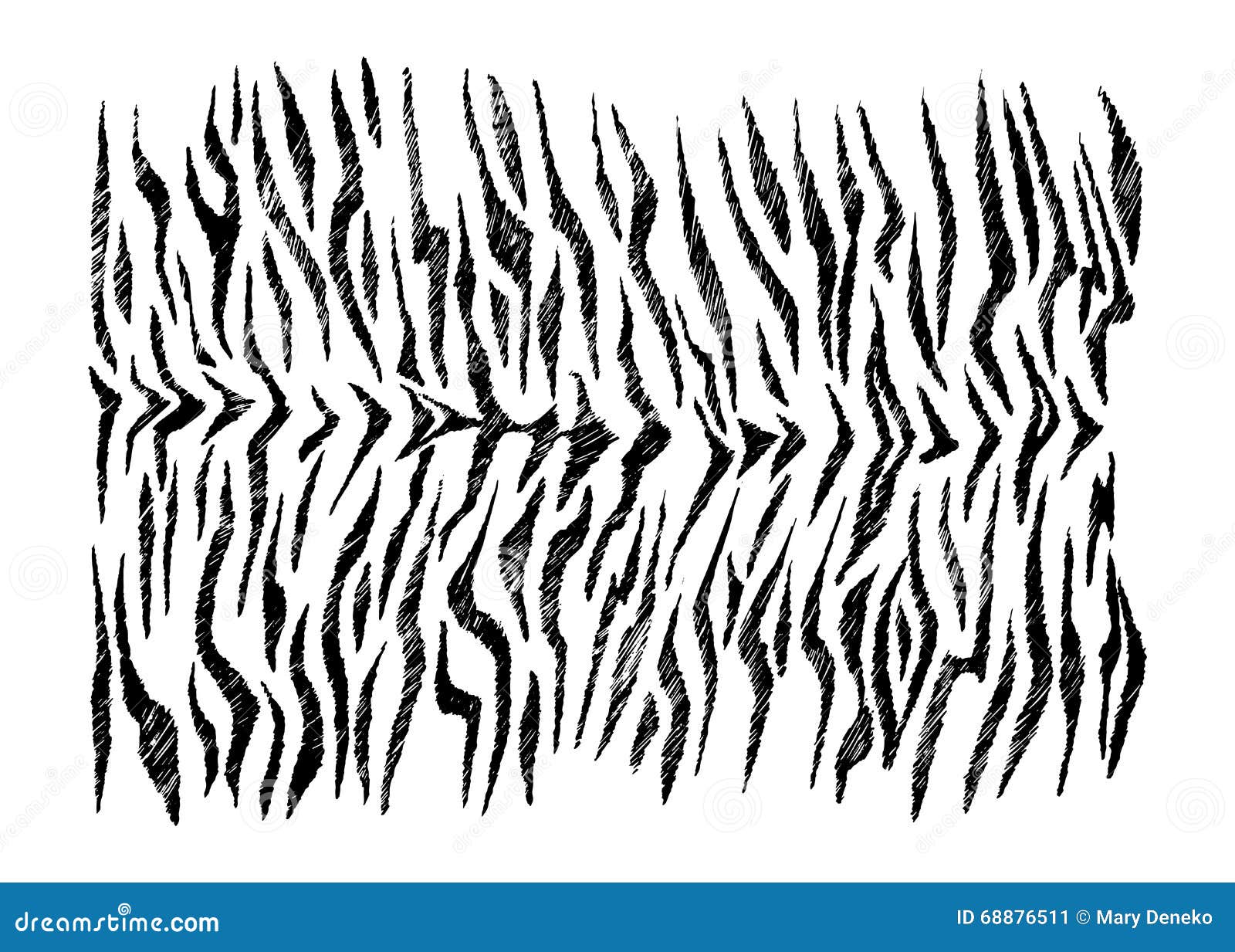 Stock Vector Hand Drawn Abstract Tiger Skin Imitation Stock Vector ...