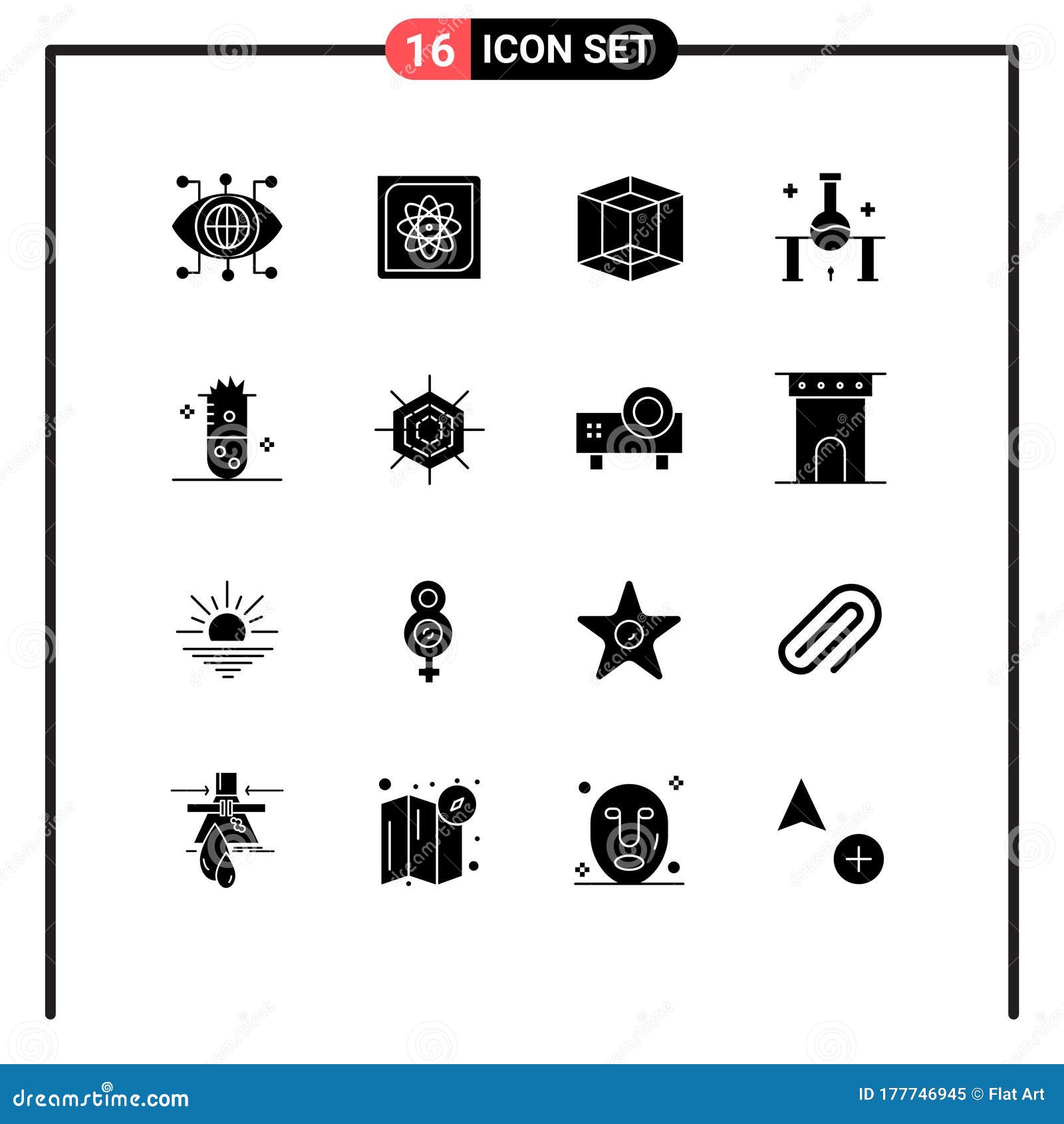 Stock Vector Icon Pack of 16 Line Signs and Symbols for Alcoholic ...