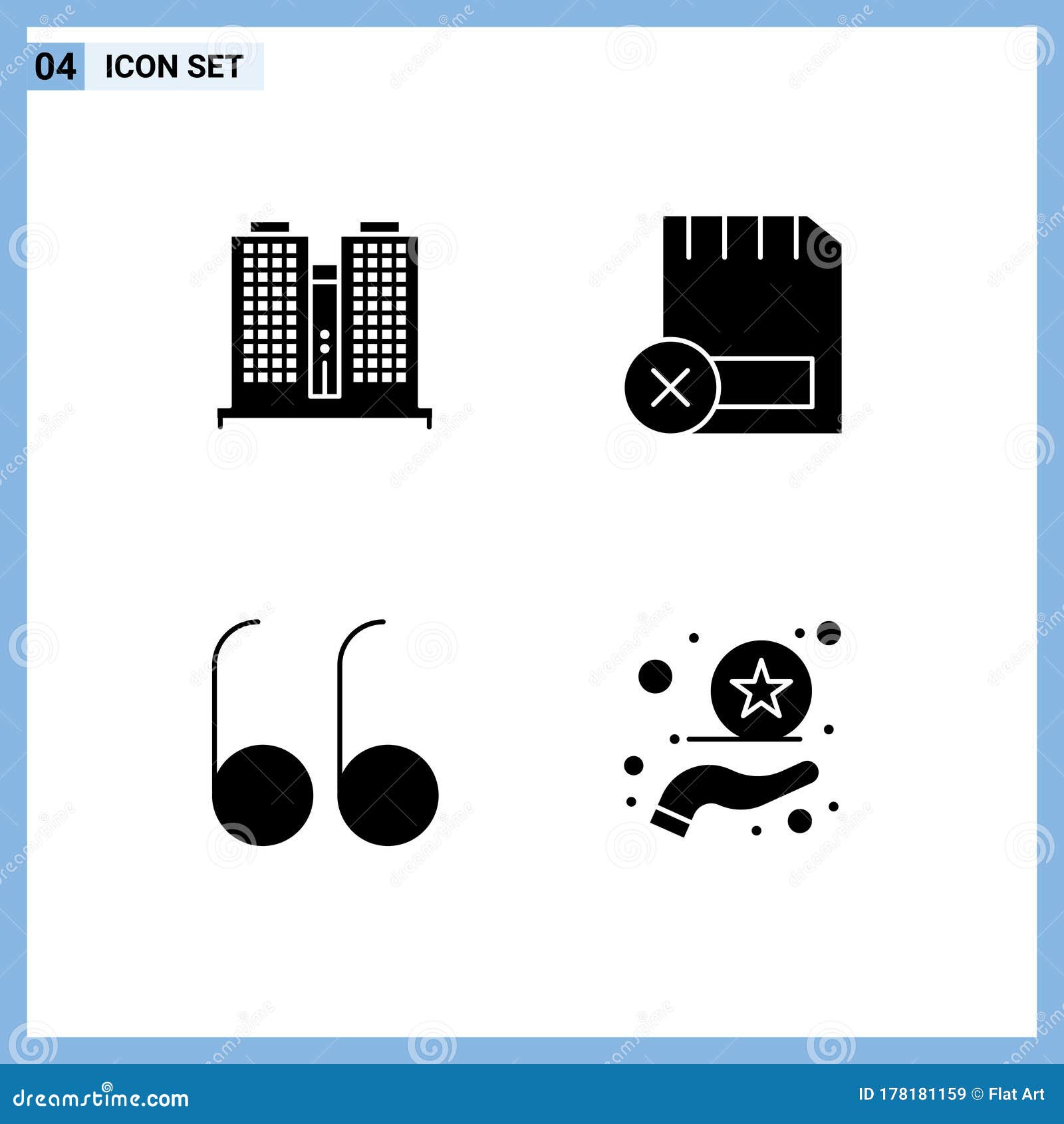 Stock Vector Icon Pack of Line Signs and Symbols for Building, Open ...