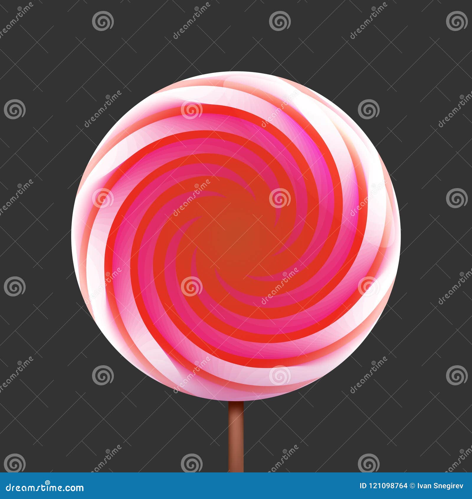 Stock Vector Illustration Realistic Lollipop. EPS 10 Stock Vector ...