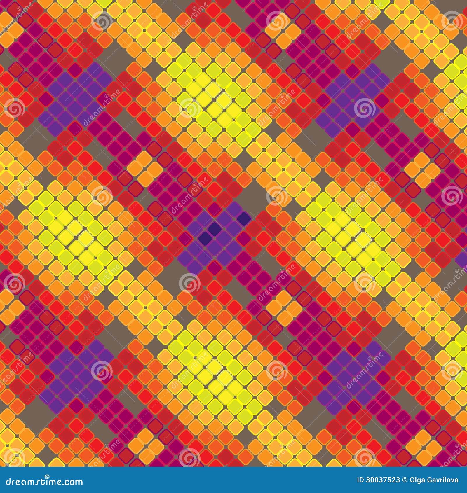 Multi-colored Vector Seamless Pattern Stock Vector - Illustration of ...