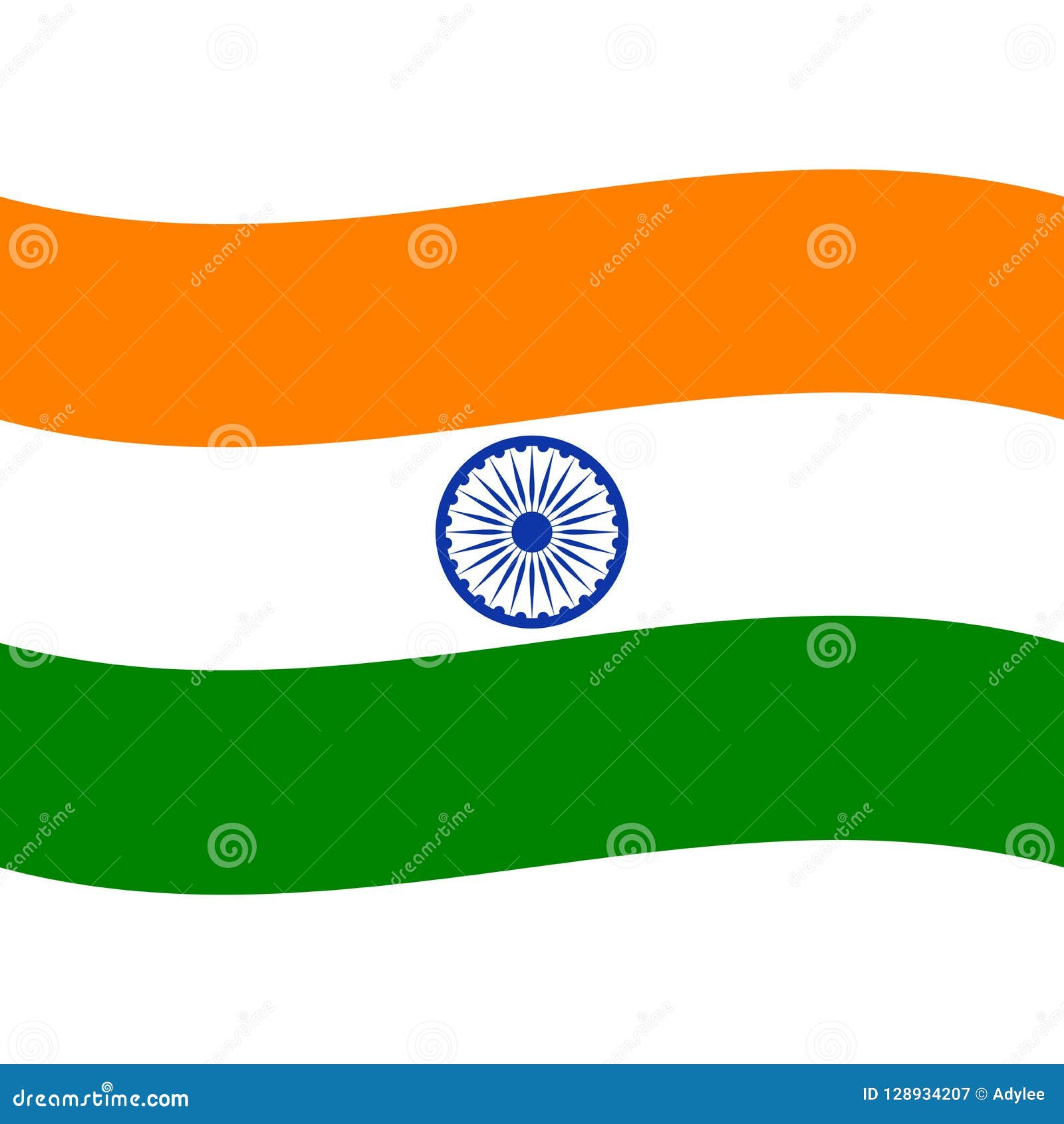 Stock Vector India Flag Icon 2 Stock Image - Illustration of complete ...