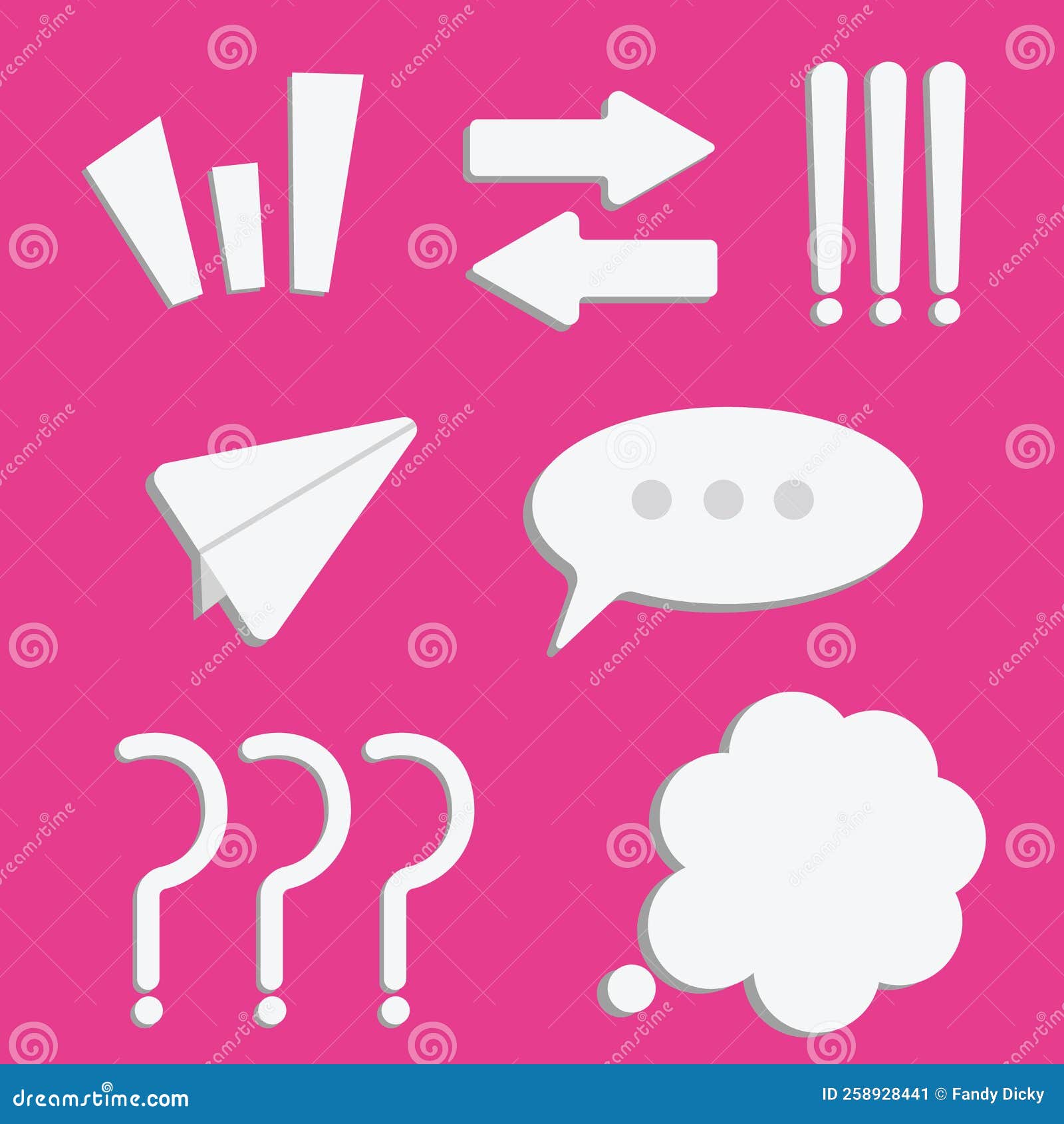 3d Elements for Video Needs Vector Stock Vector - Illustration of icon ...