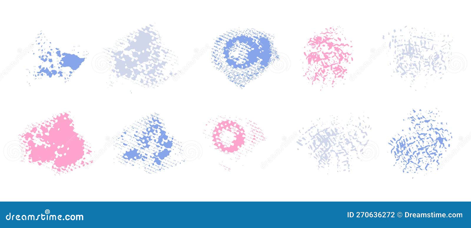 Stock Vector Set of Texture Stamp Stock Vector - Illustration of stamp ...