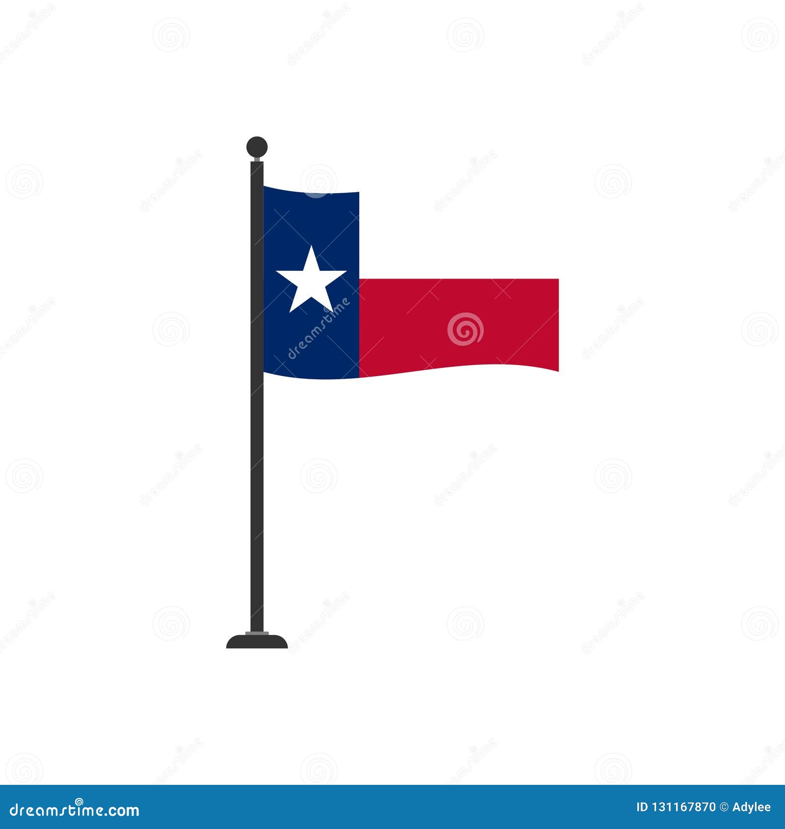 Stock Vector Texas Flag Icon 4 Stock Photo - Illustration of simple ...