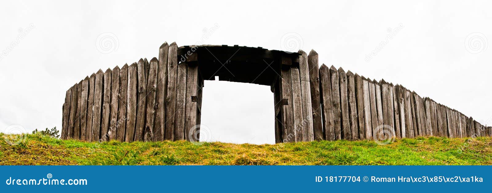 Stockade stock photo. Image of europe, pattern, brown - 18177704