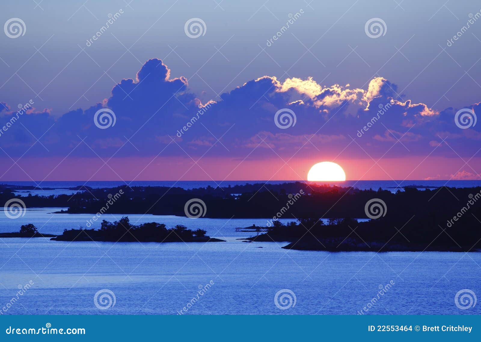 Stockholm Archipelago Sunset Stock Photo - Image of swedish, sunset ...