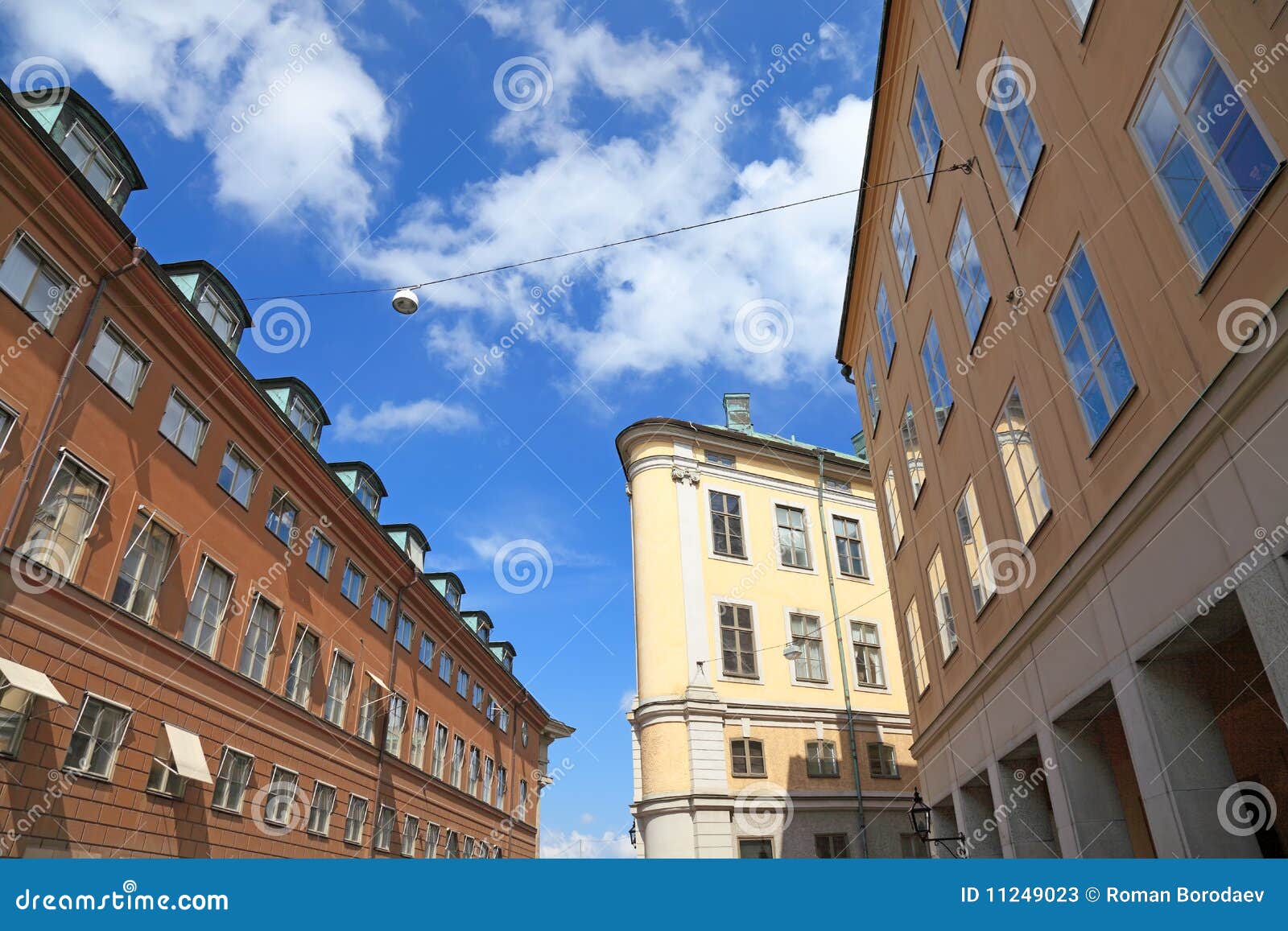 Stockholm Architecture View. Stock Image - Image of full, house: 11249023