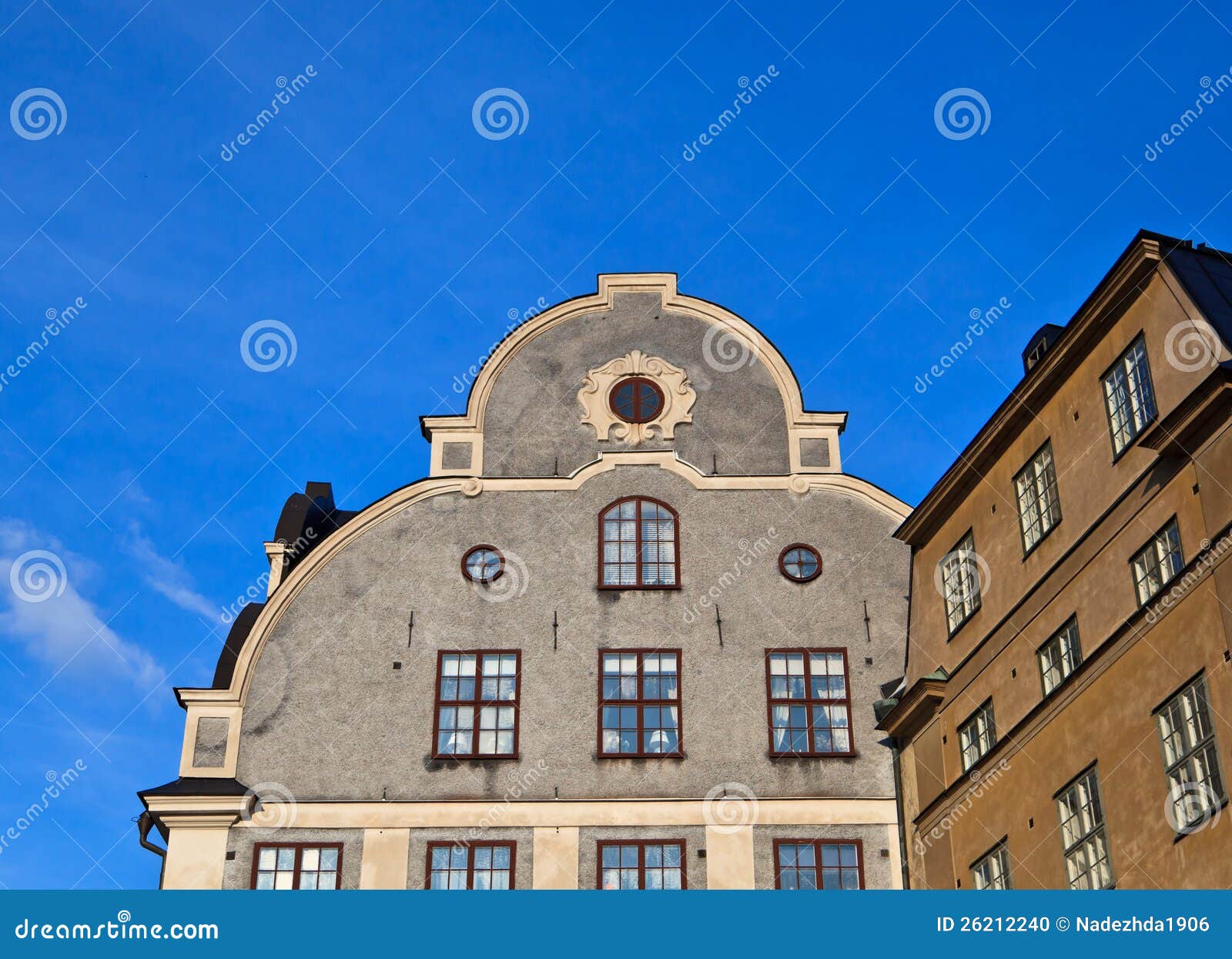 Stockholm building facade stock photo. Image of architecture - 26212240