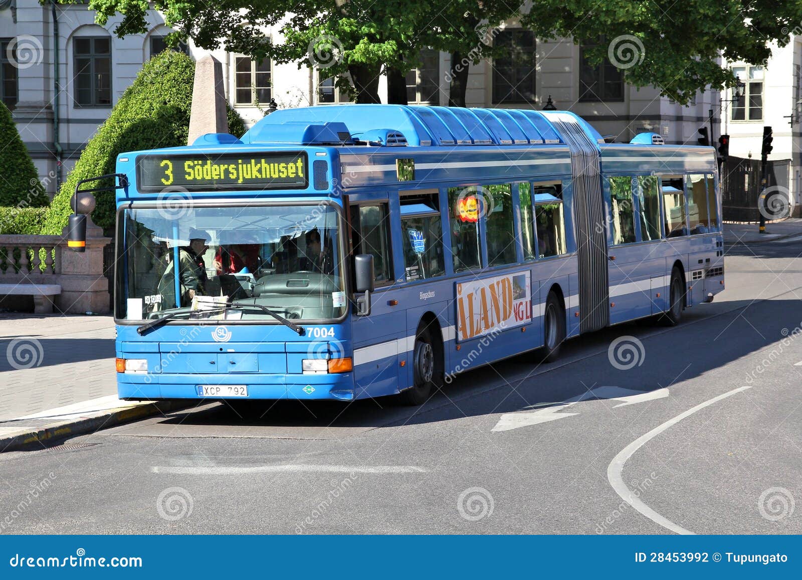 Stockholm bussar redaktionell arkivbild. Bild av trans - 28453992