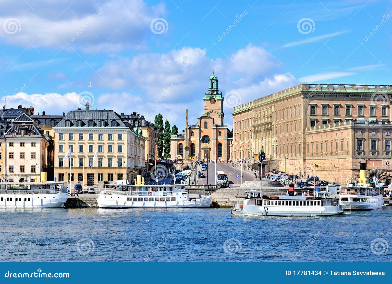 Stockholm Cathedral stock photo. Image of strait, embankment - 17781434