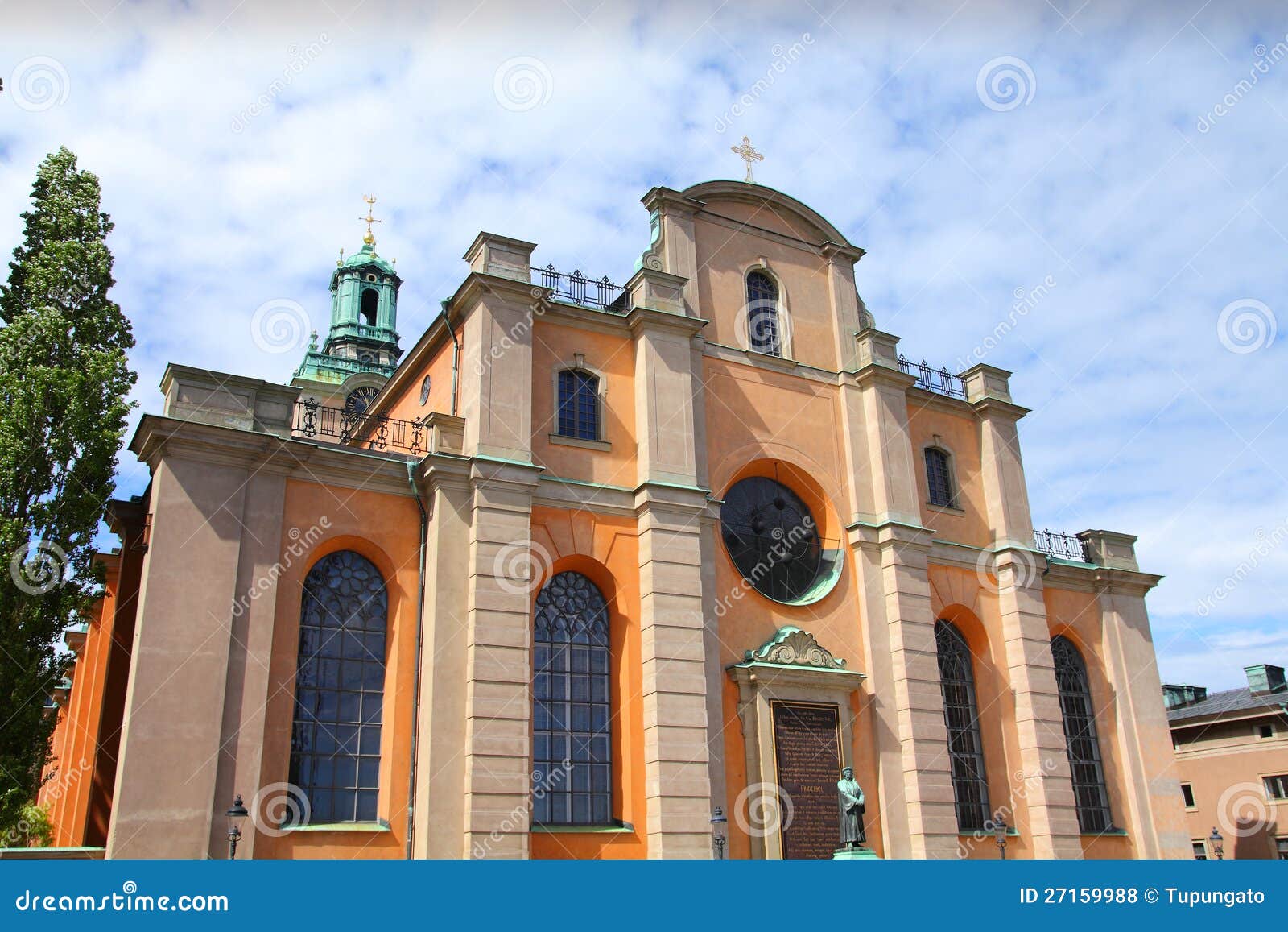 Stockholm cathedral stock photo. Image of vintage, cathedral - 27159988
