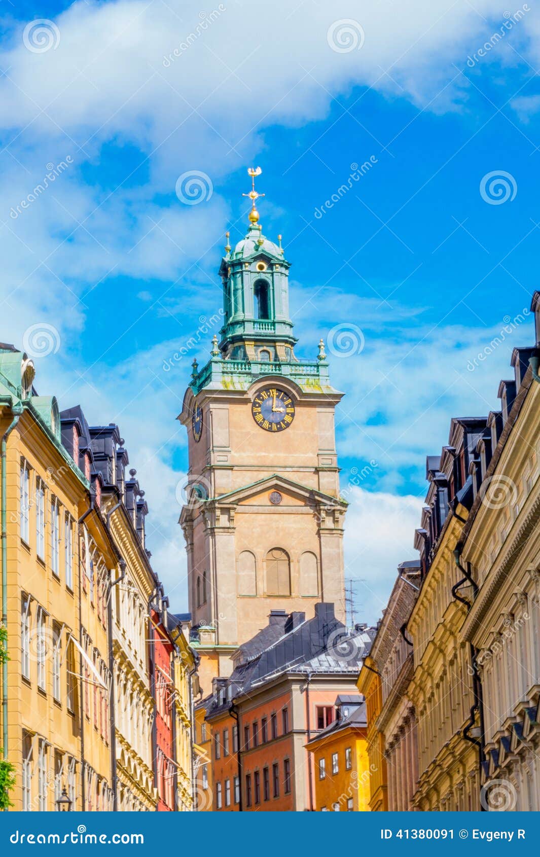 Stockholm Cathedral in the City Stock Image - Image of shape, roof ...