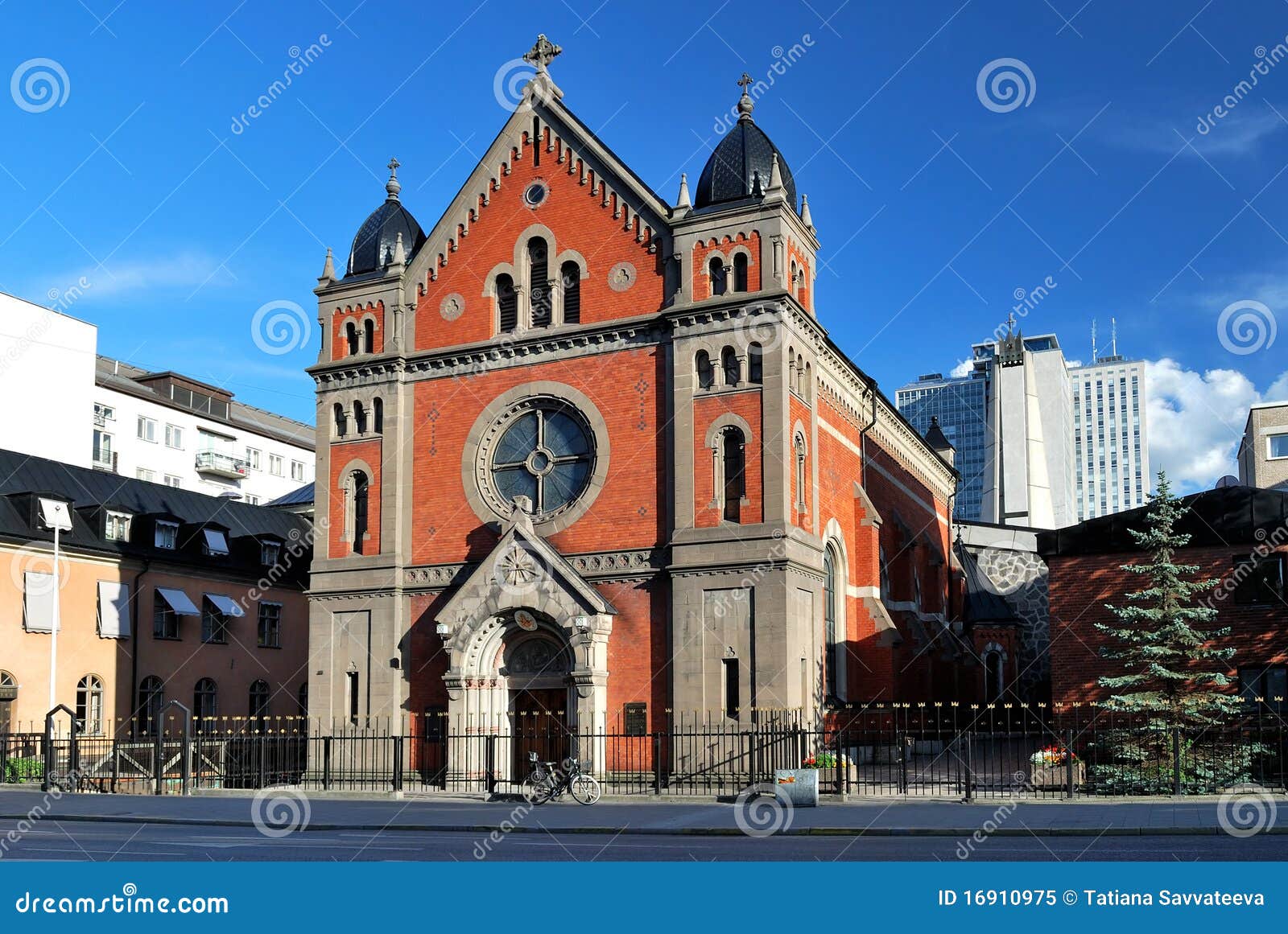 Stockholm. Catholic Cathedral Stock Image - Image of stockholm, eriks ...