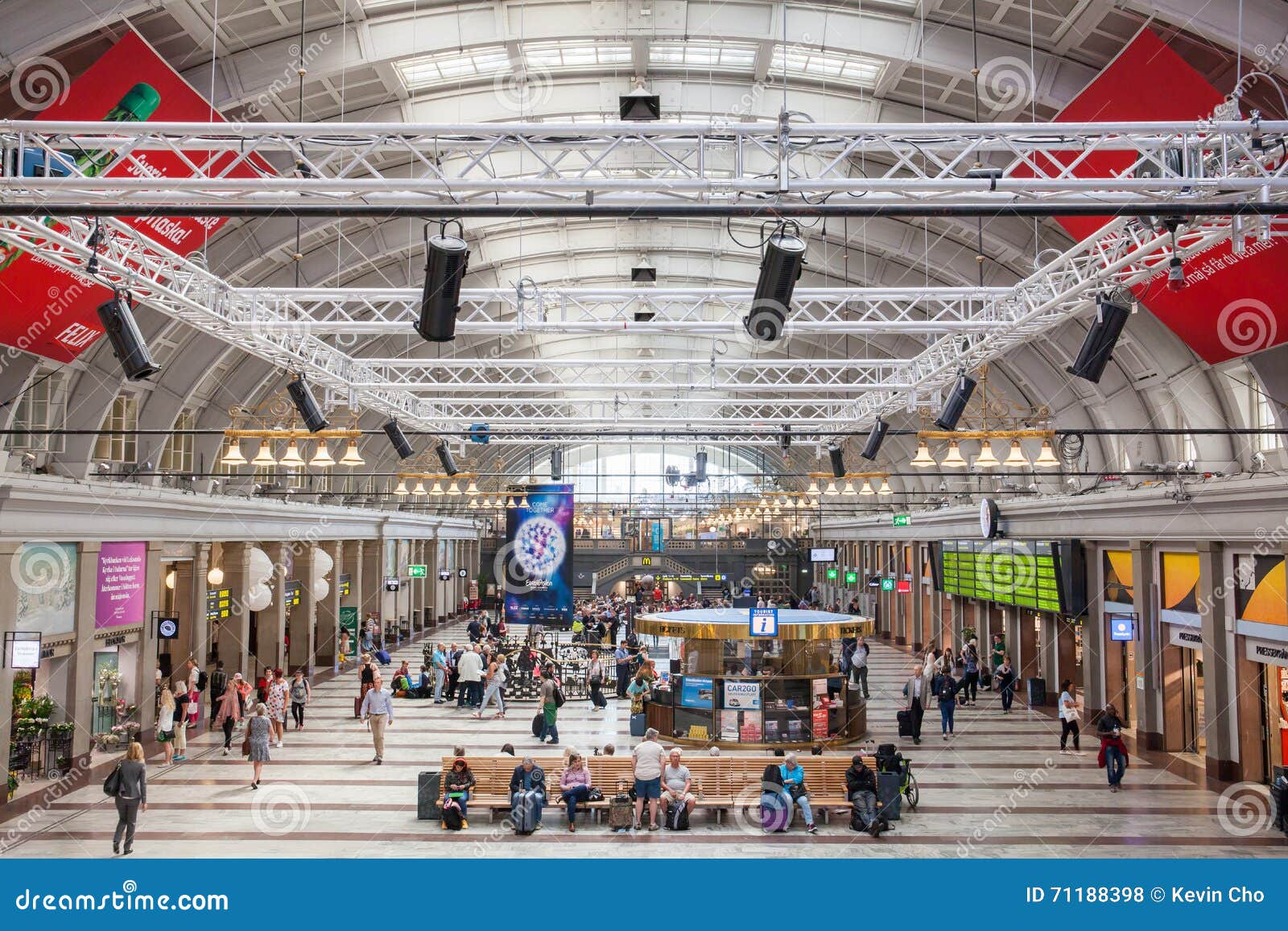 Stockholm Central Station editorial stock photo. Image of sweden - 71188398