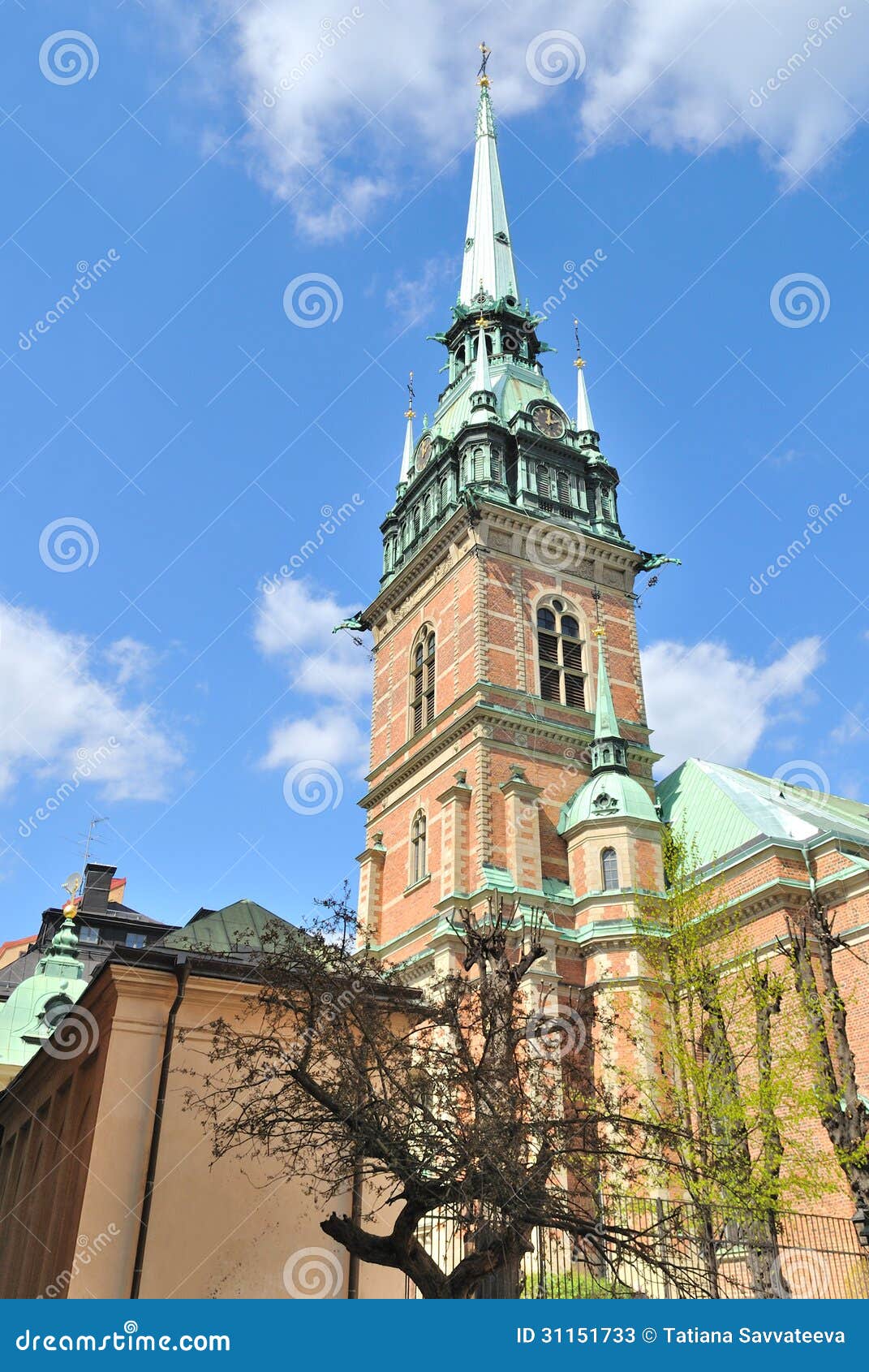 Stockholm. Deutsche Kirche stockbild. Bild von kirche - 31151733