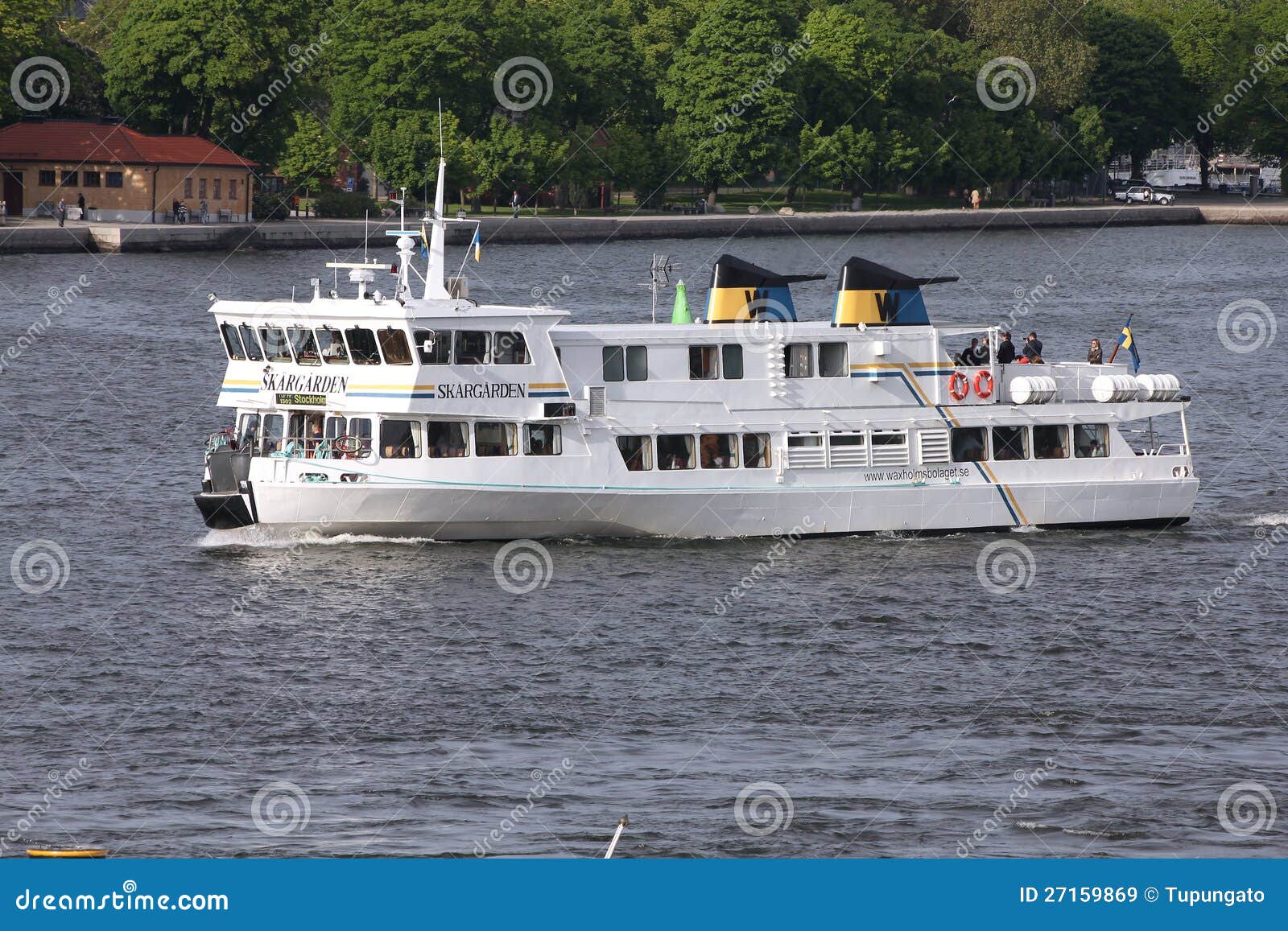 Stockholm ferry editorial stock image. Image of sweden - 27159869