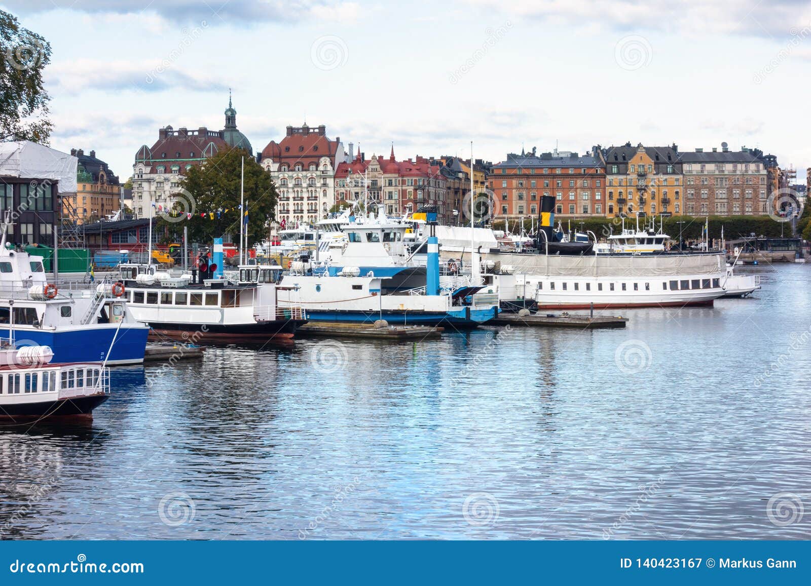 Stockholm harbor stock image. Image of capital, exterior - 140423167