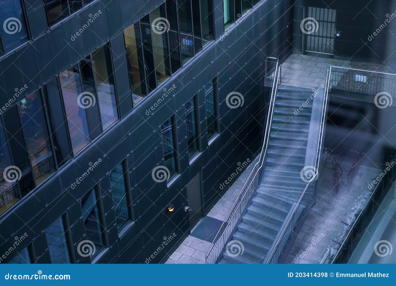 Stockholm - 02/07/2017: Stairs from Above Stock Photo - Image of ...