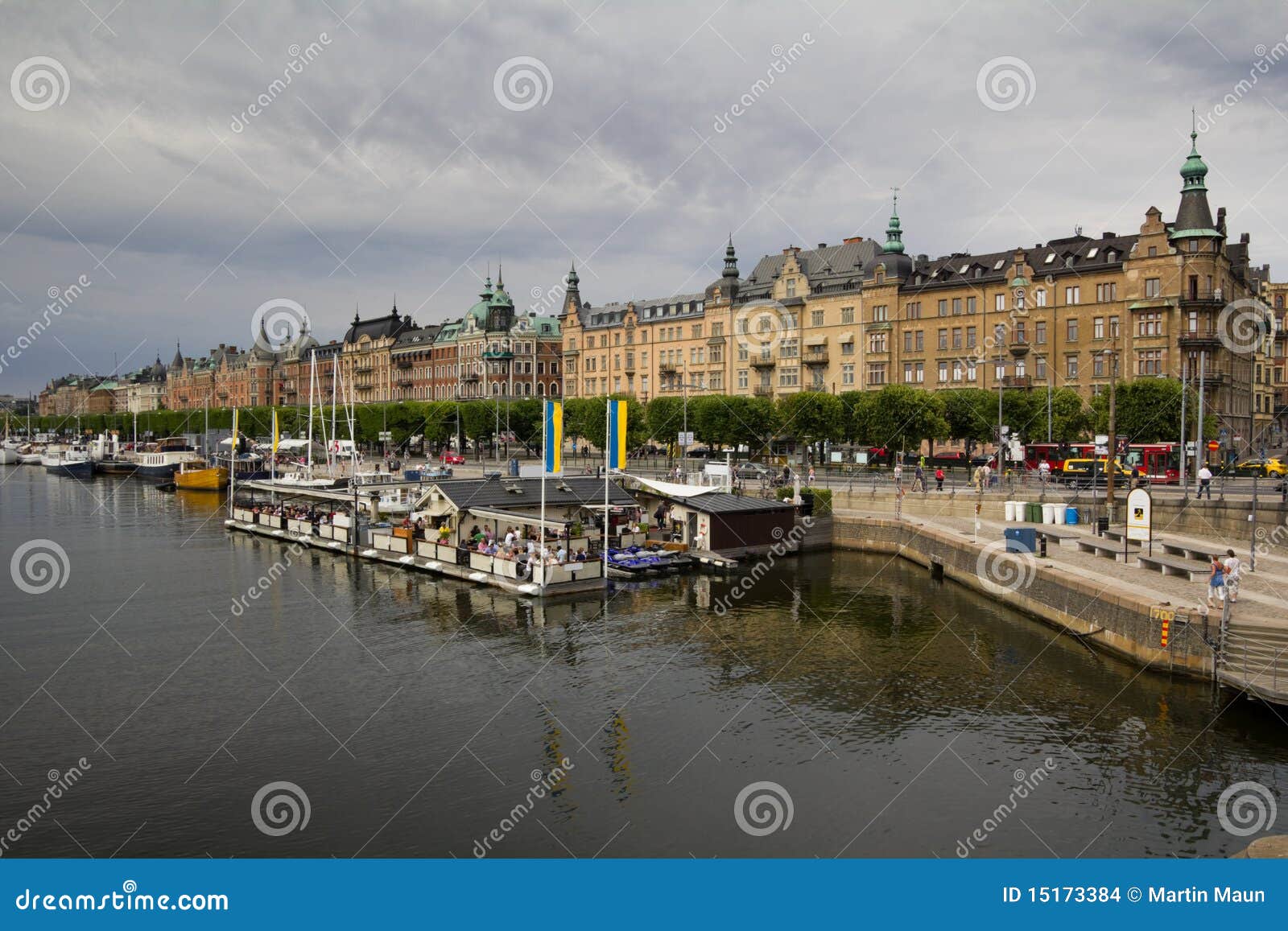 Stockholm strand arkivfoto. Bild av europa, byggnader - 15173384
