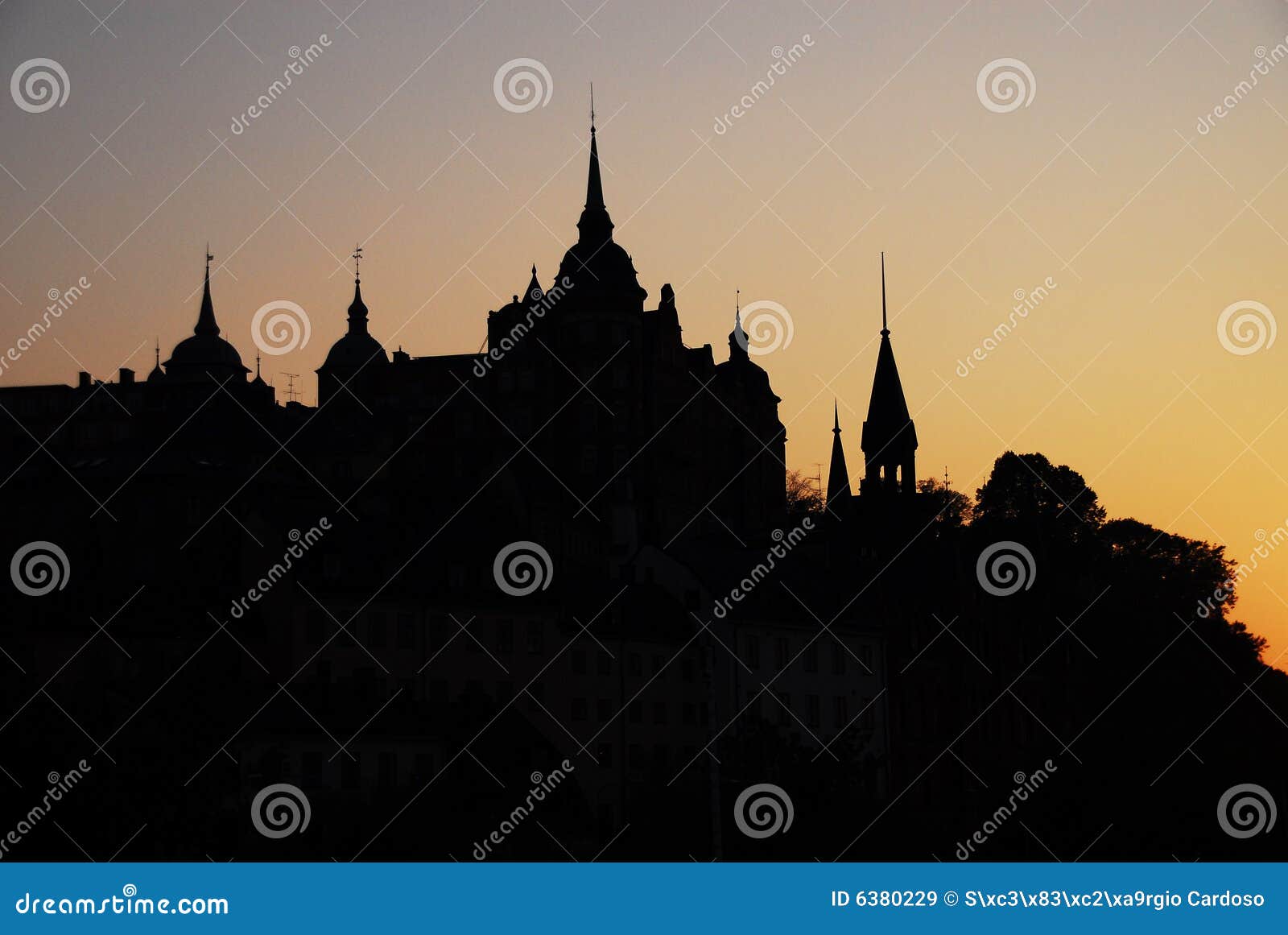 Stockholm Sunset Picture. Image: 6380229