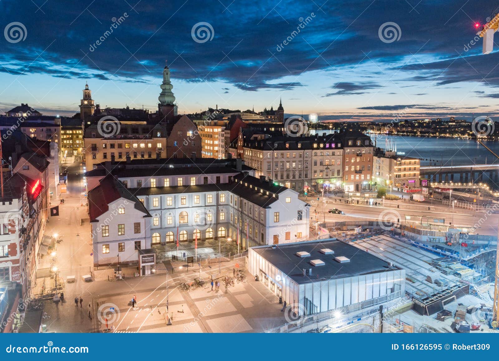Sodermalm Night View in City Center of Stockholm Editorial Image ...