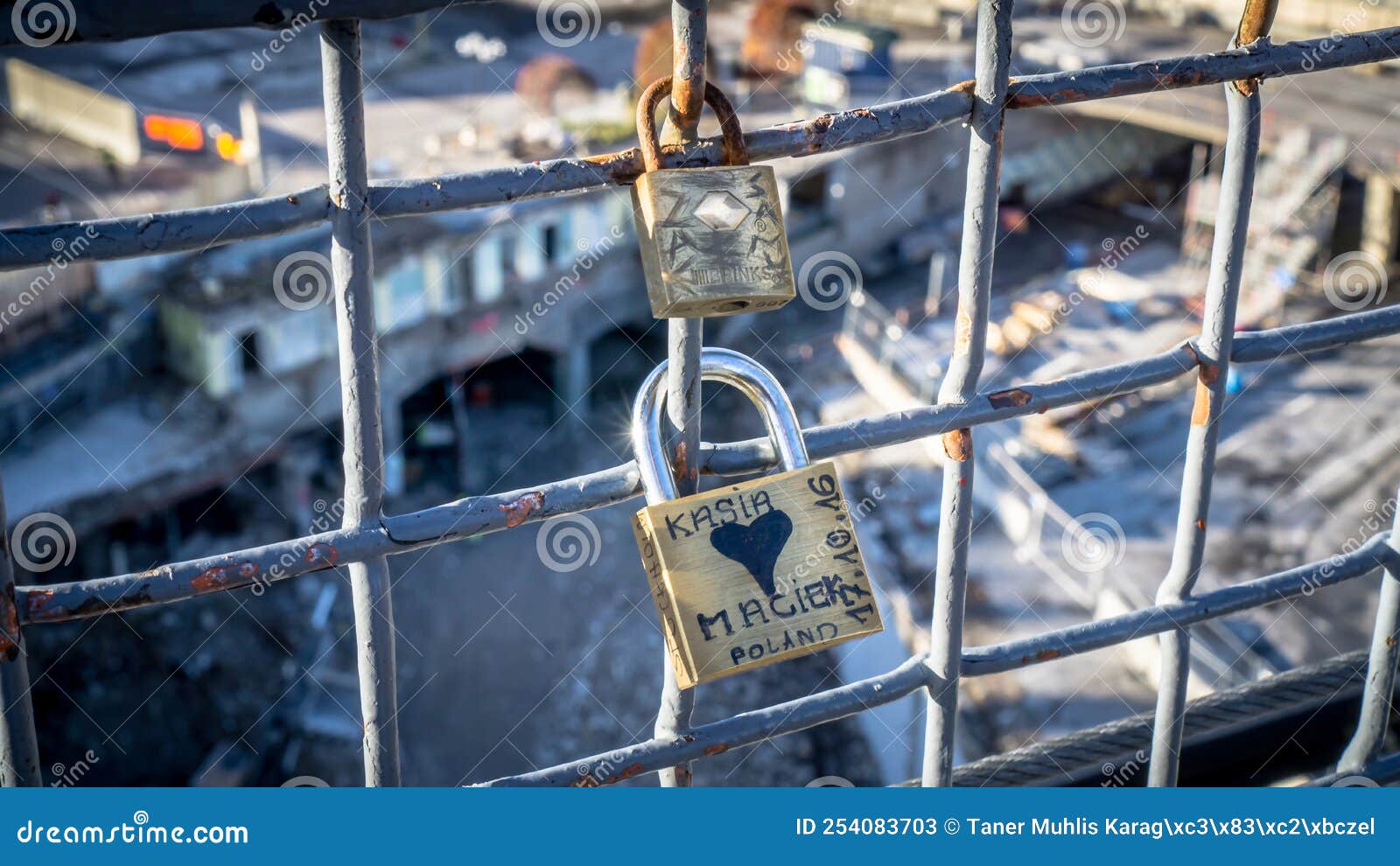 Stockholm, Sweden: View of the Love Locks of Stockholm Editorial Stock ...