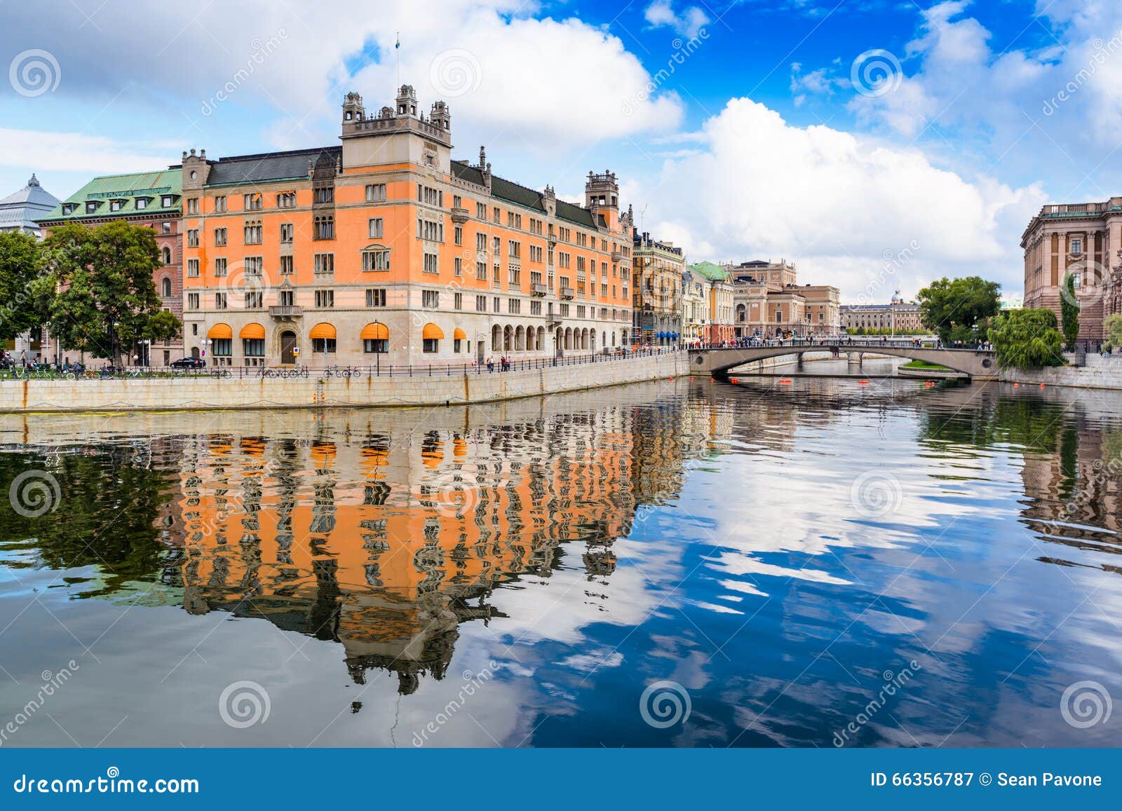 Stockholm Sweden View stock image. Image of landmark - 66356787