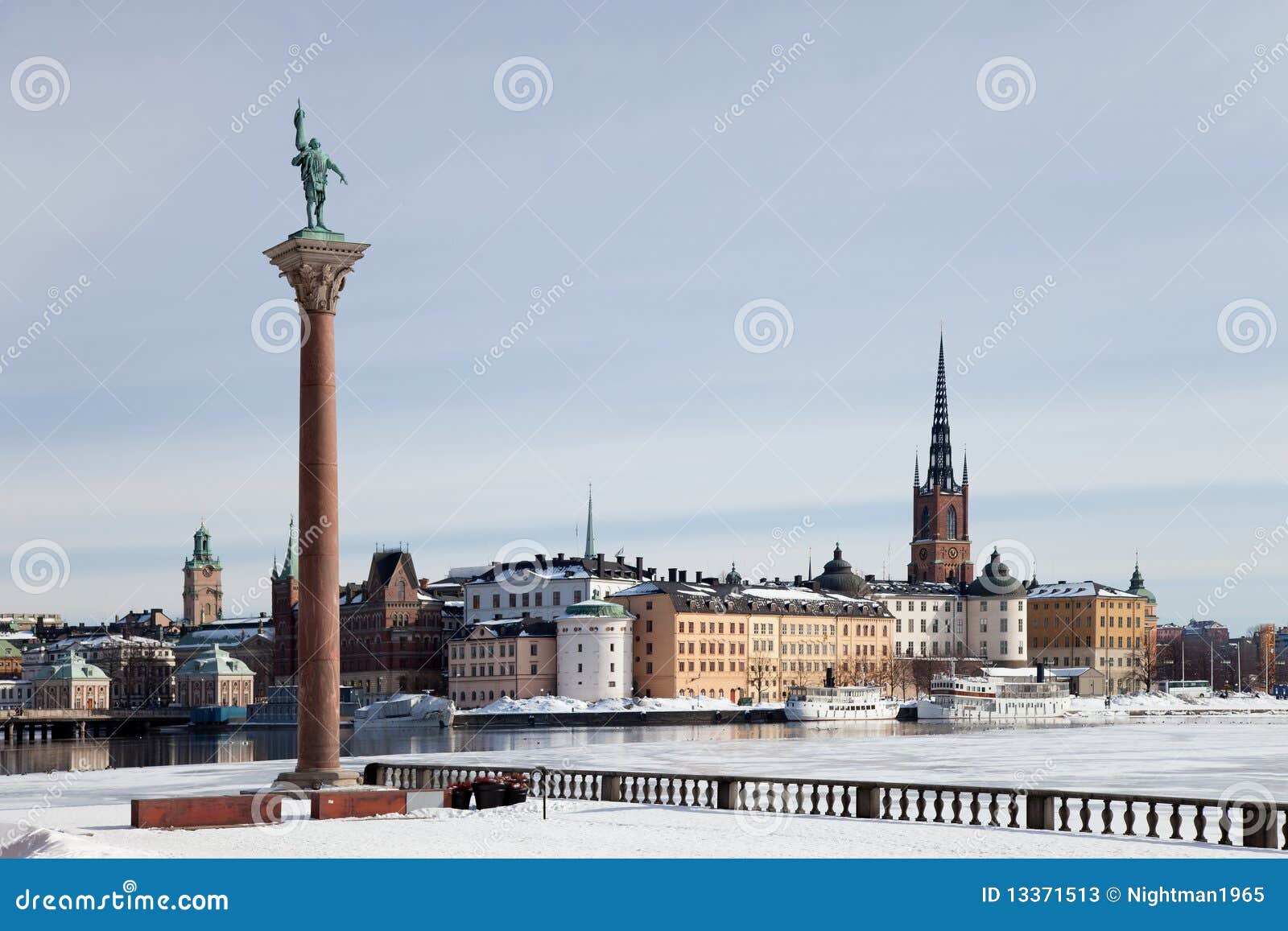 Stockholm vinter fotografering för bildbyråer. Bild av oklarheter ...