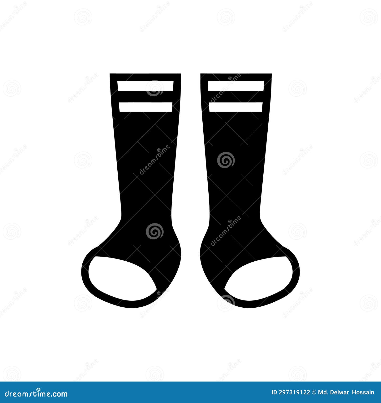Stocking Icon - Simple Vector Illustration Stock Vector - Illustration ...