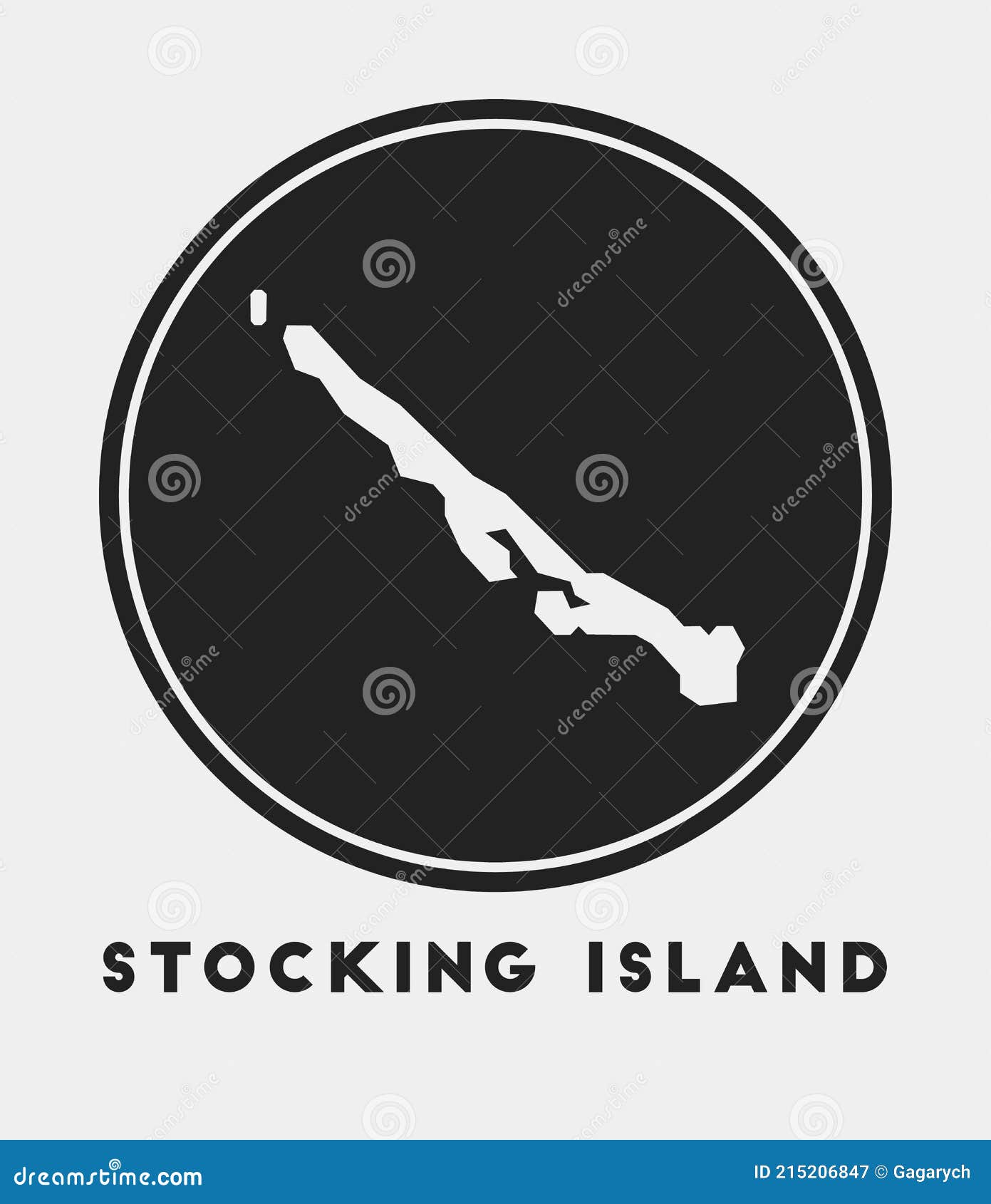 Stocking Island icon. stock vector. Illustration of north - 215206847