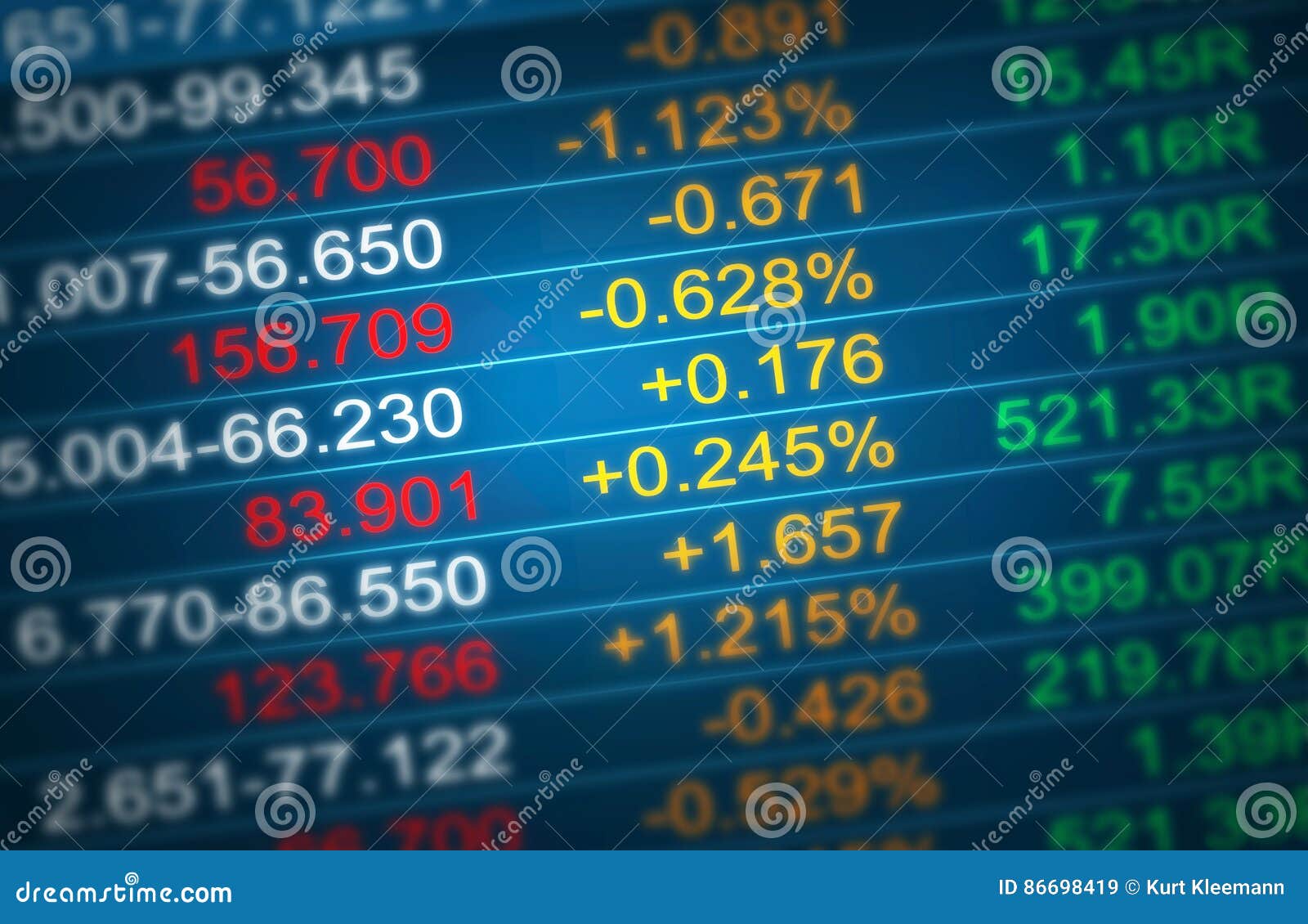 Stockmarket display stock image. Image of wall, trade - 86698419