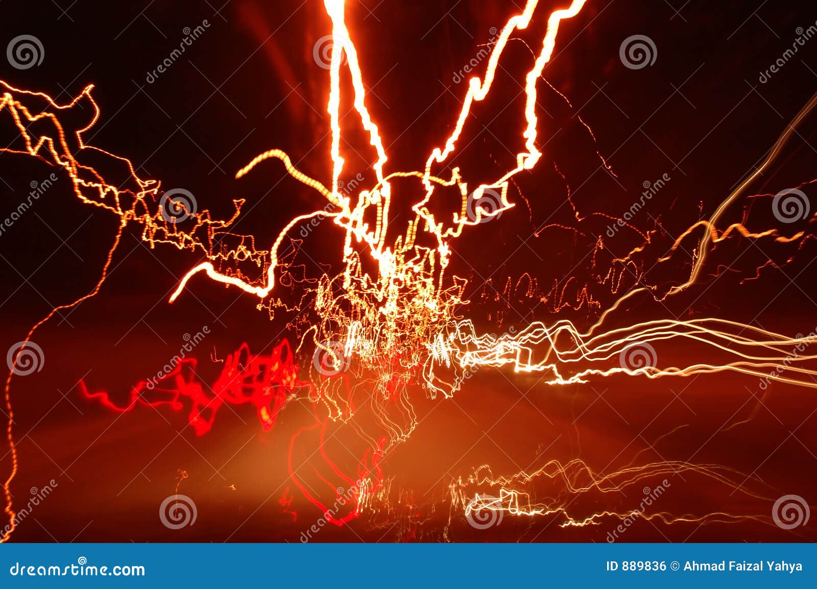 Stockphoto of Haywire Light Trails Stock Photo - Image of luminous ...