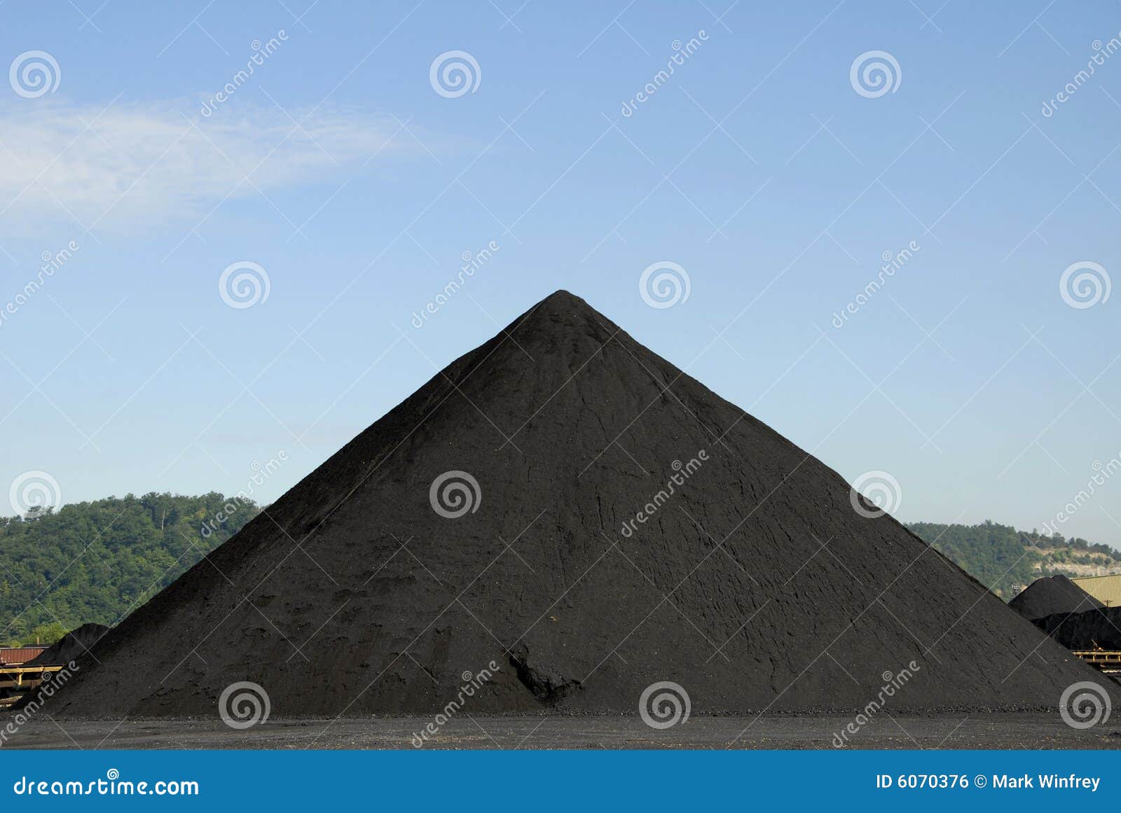 Stockpile of Coal stock photo. Image of black, resource - 6070376