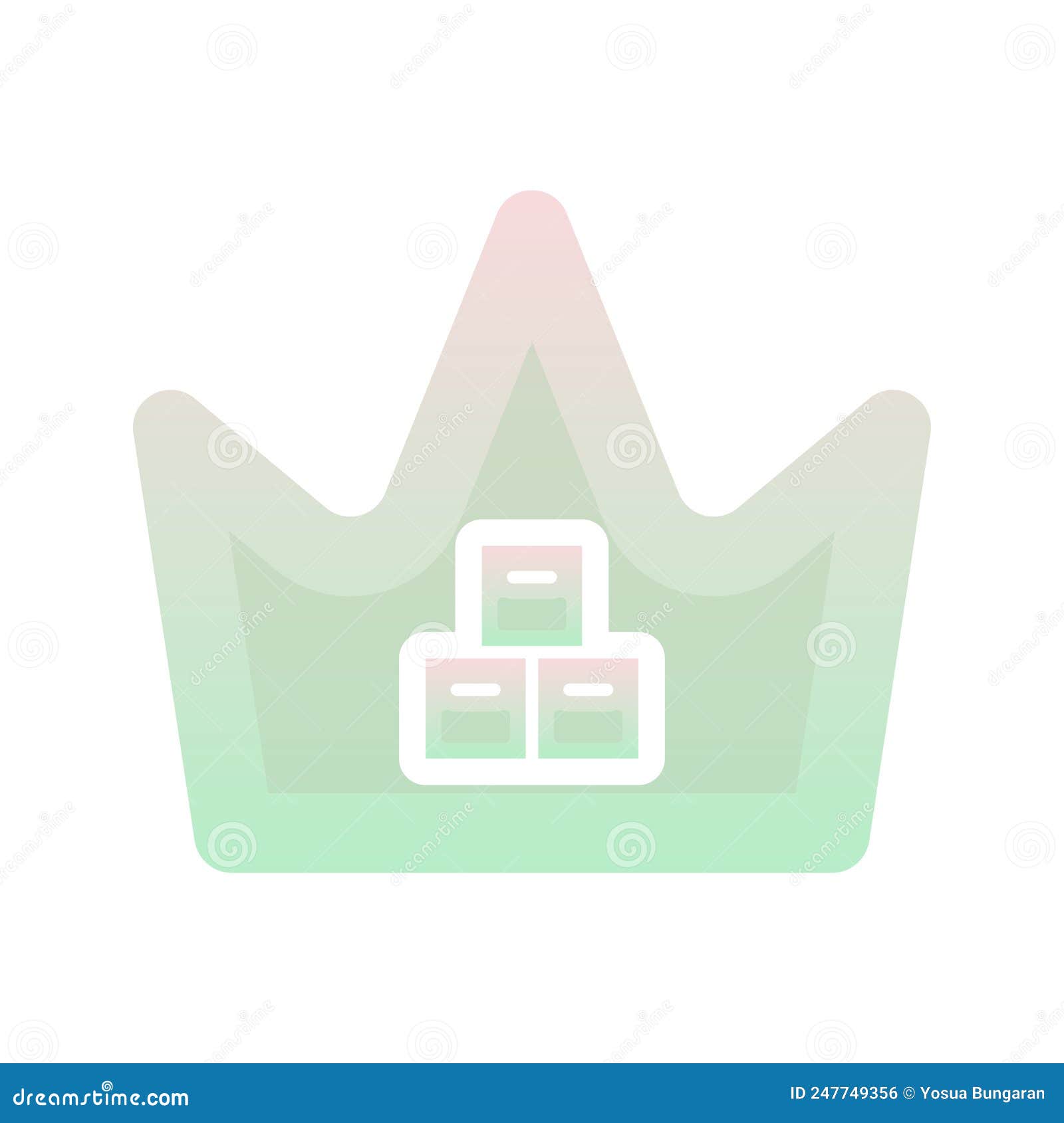 Stockpile Logo Gradient Design Template Icon Cartoon Vector ...