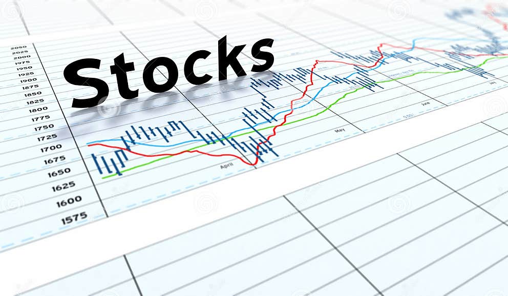 Stocks text graph stock illustration. Illustration of buying - 11230856