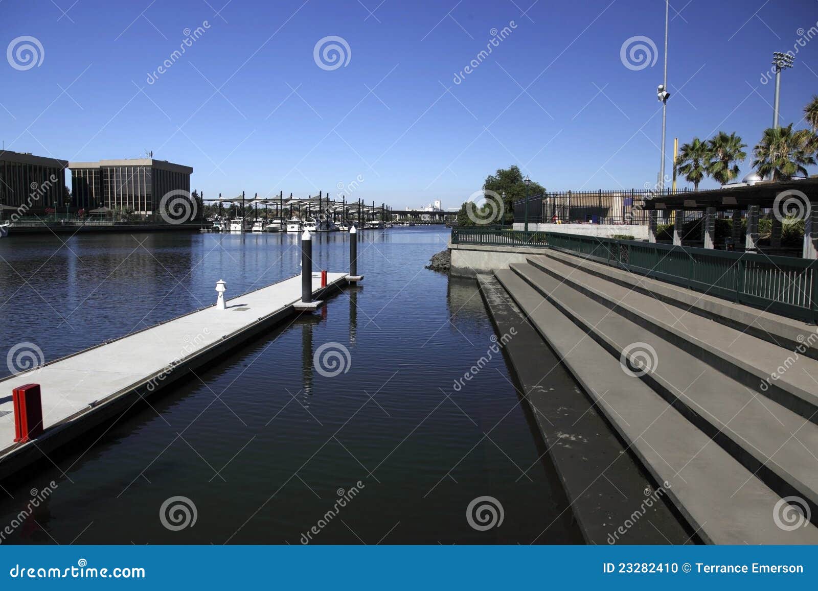 Stockton Waterfront stock photo. Image of landscape, architecture ...
