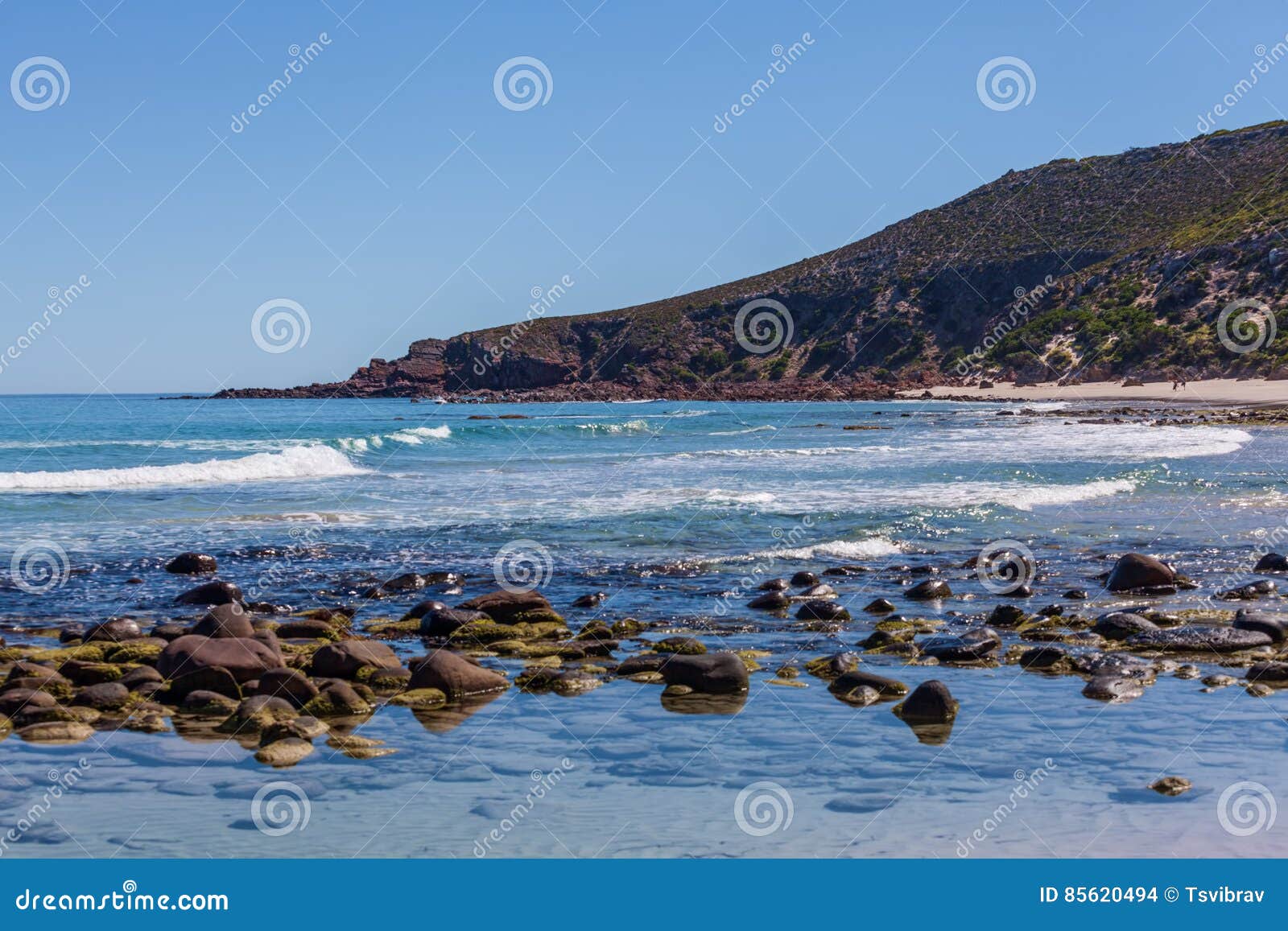 Stokes Bay, Kangaroo Island, Australia. Stock Photo - Image of ocean ...