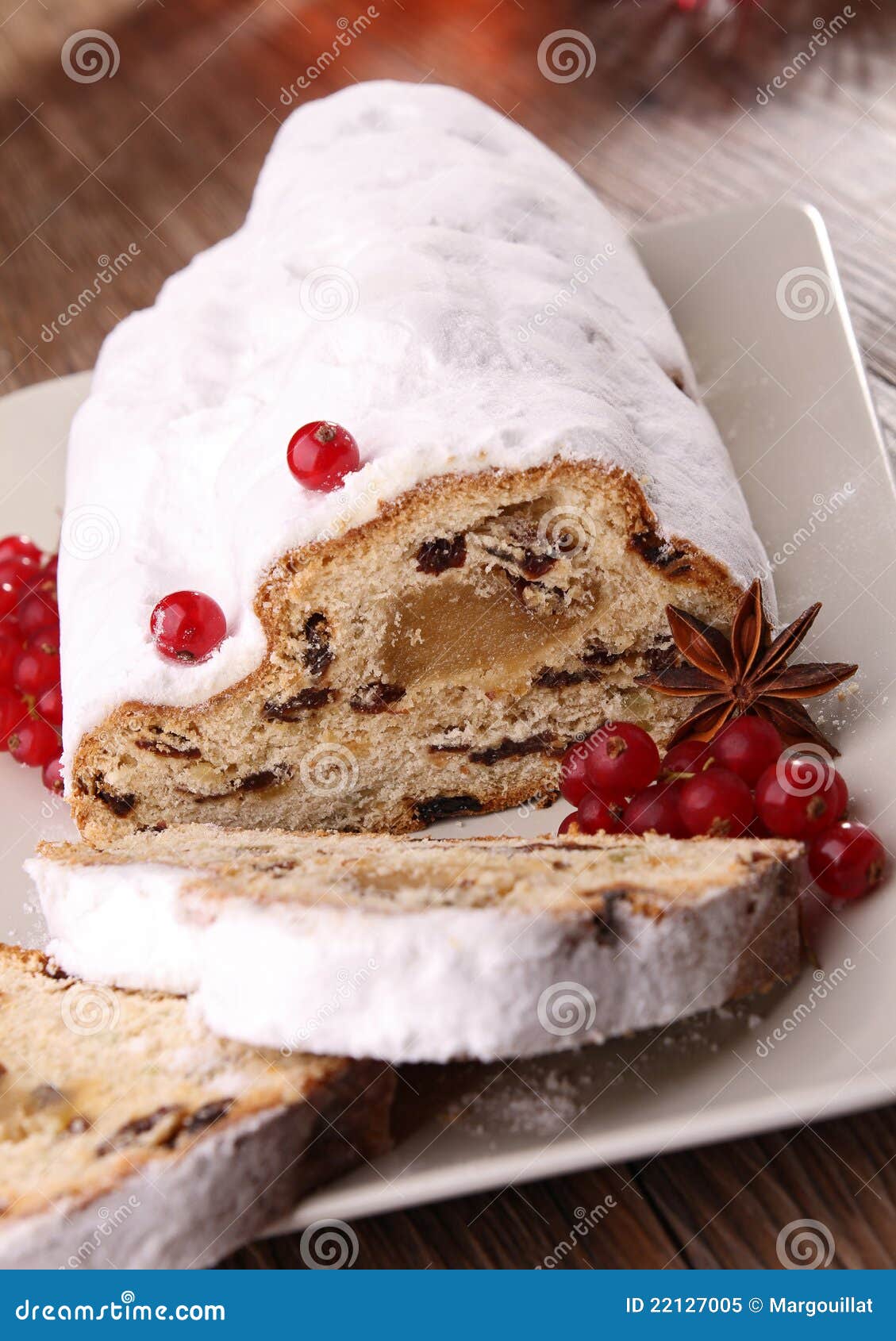 Stollen fruit stock image. Image of gourmet, sweet, xmas - 22127005