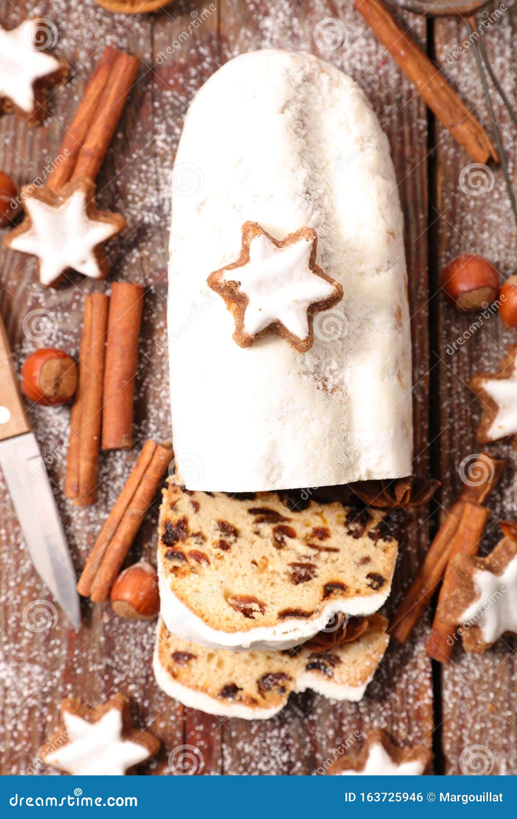 Stollen Fruit, Fruit Stollen Stock Photo - Image of winter, sweet ...