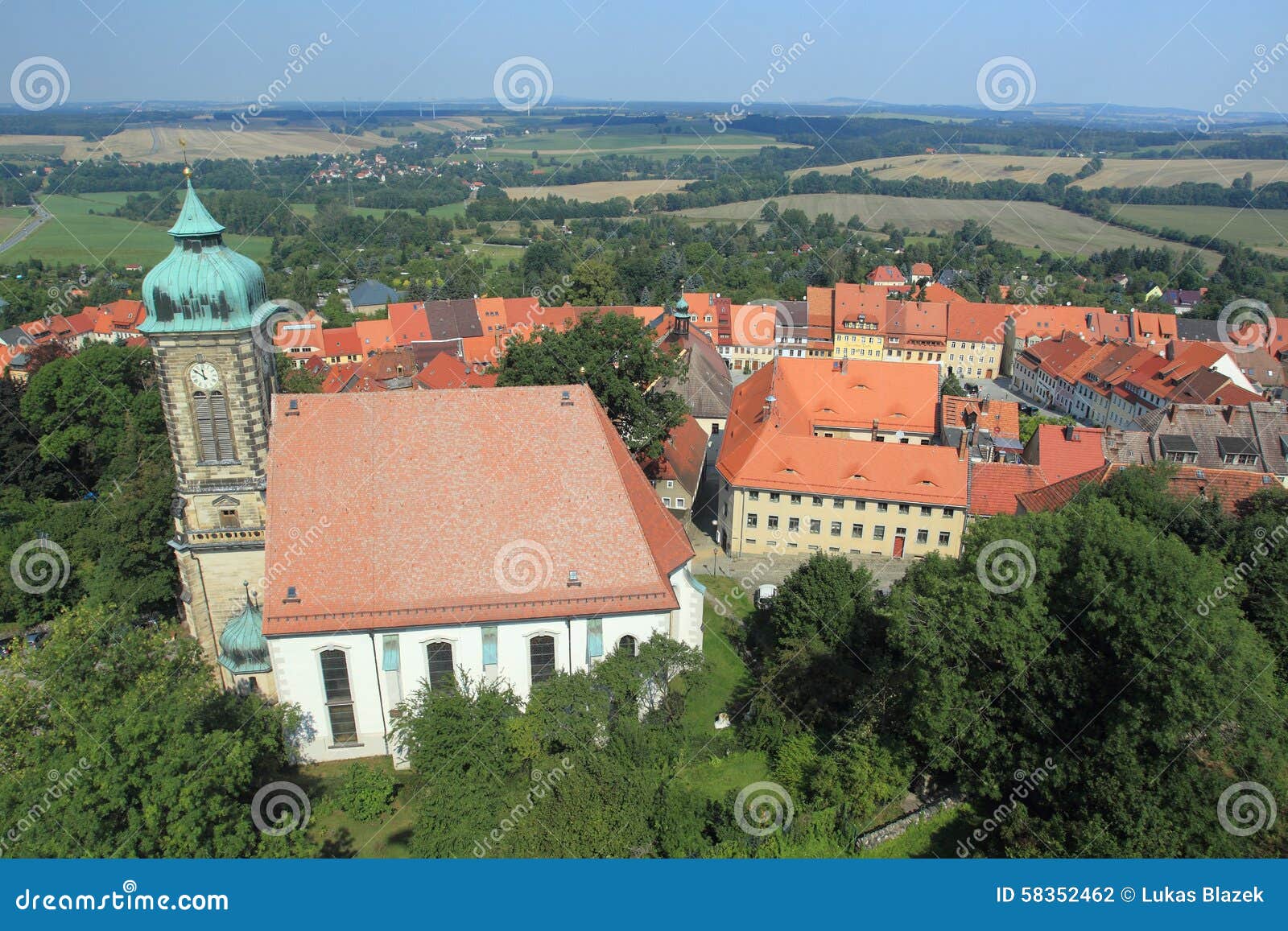 Stolpen panorama stock photo. Image of city, travel, germany - 58352462