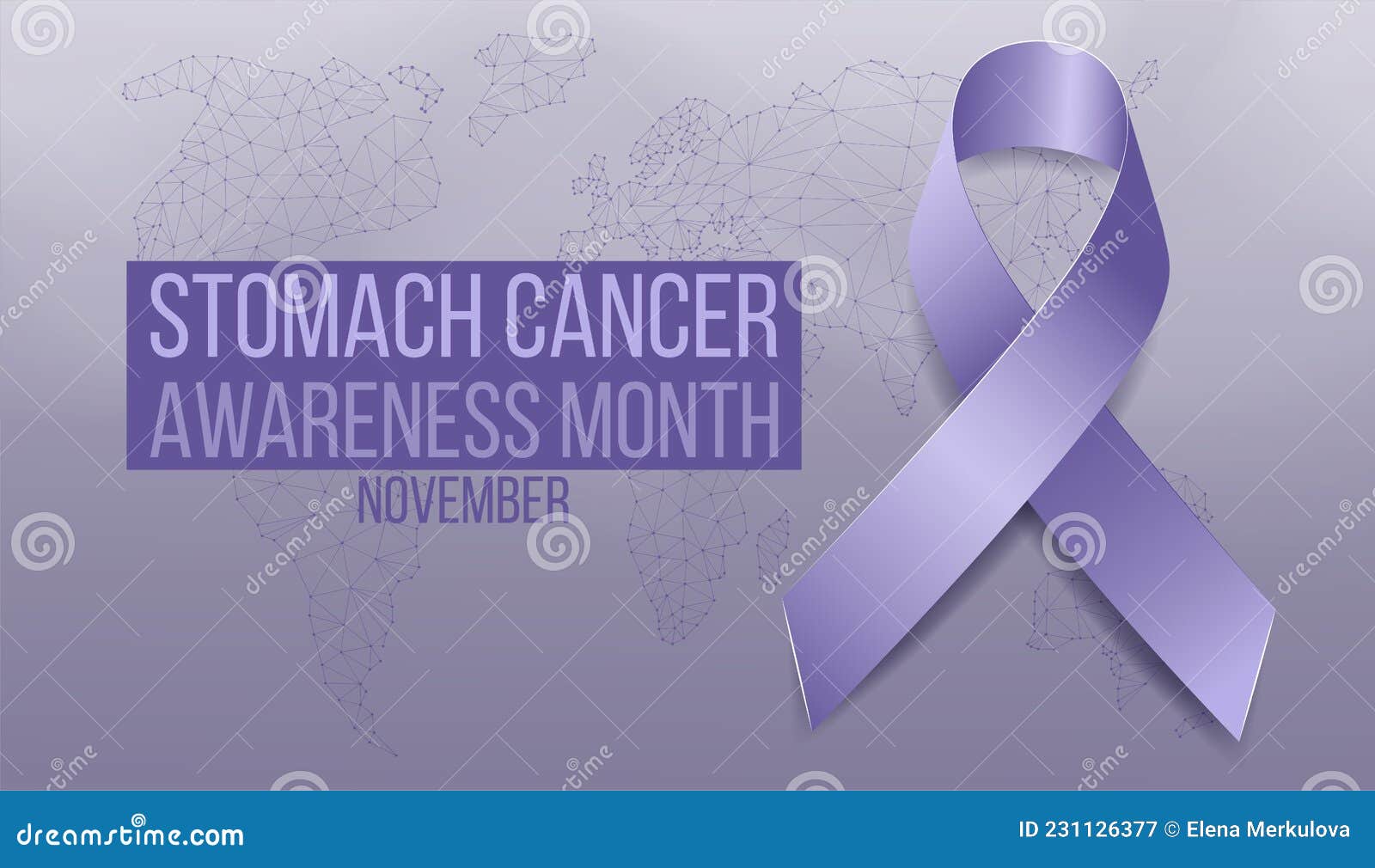Stomach Cancer Awareness Month Concept Stock Vector Illustration Of