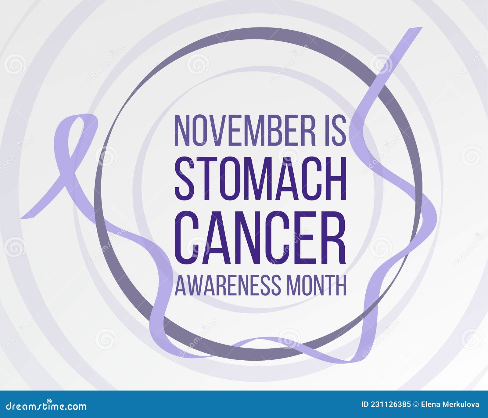Stomach Cancer Awareness Month Concept Stock Vector Illustration Of