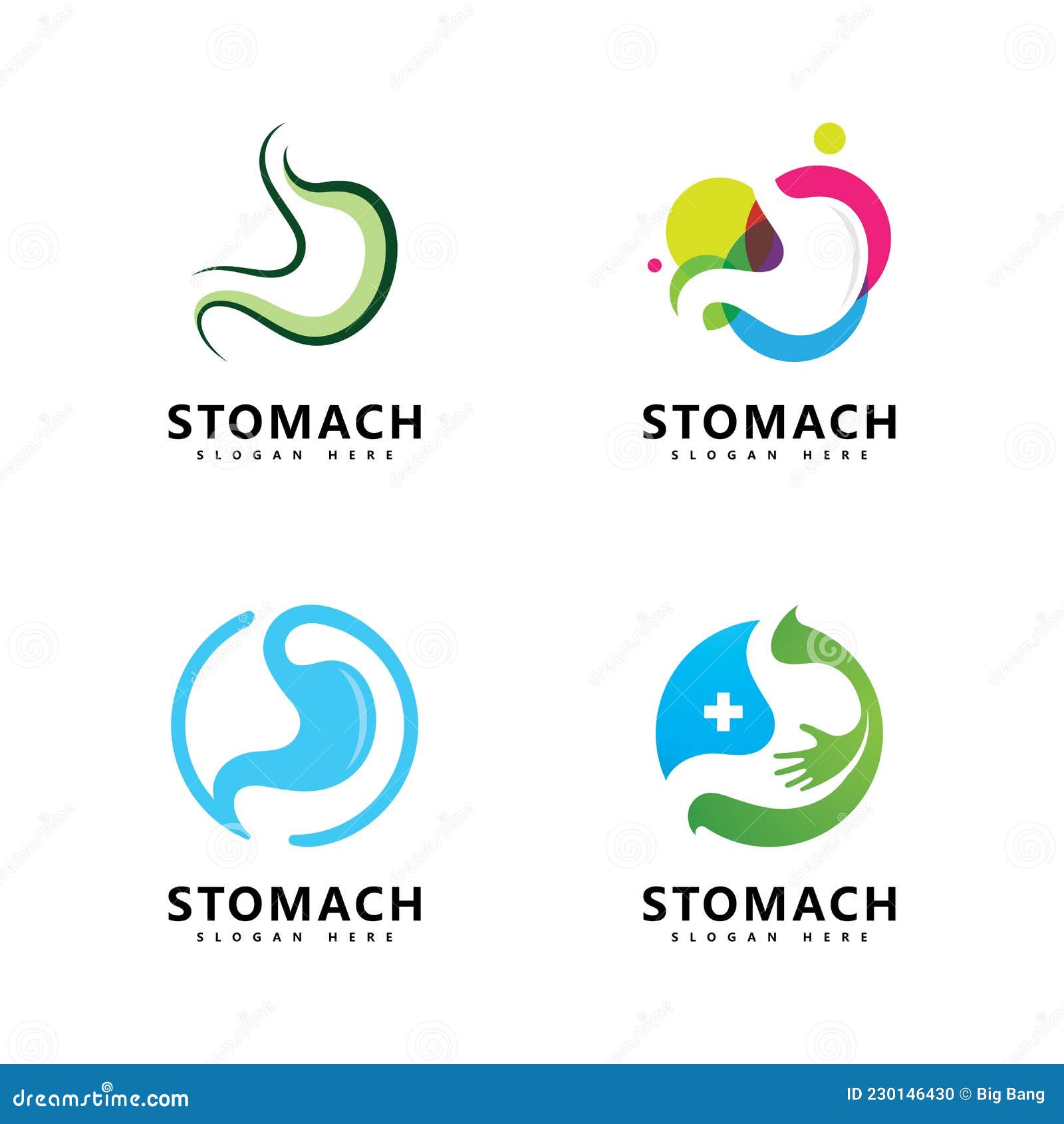 Stomach Care Logo Icon Vector Stock Vector - Illustration of creative ...